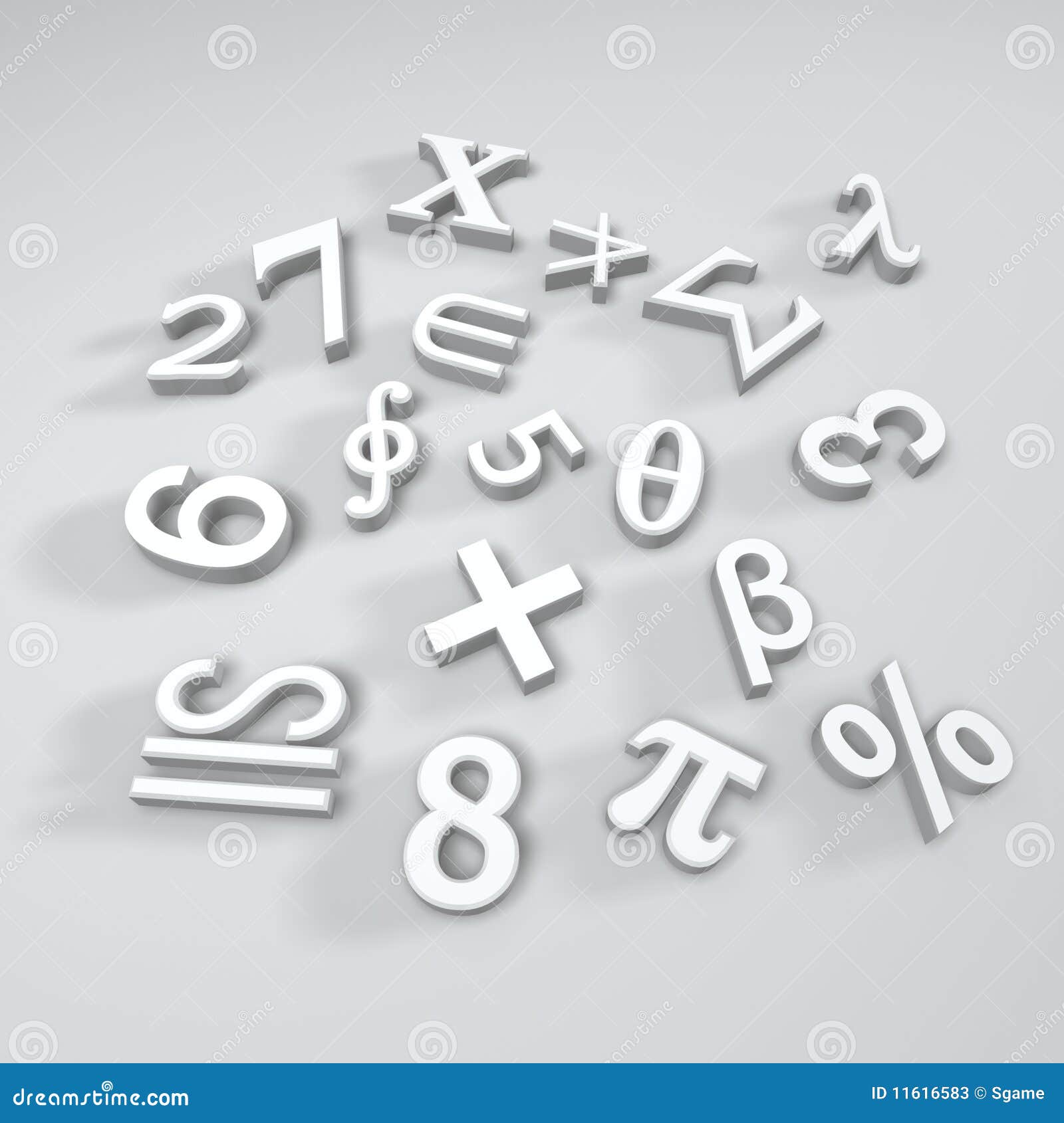 Symboles de maths illustration stock. Illustration du syndicat - 11616583