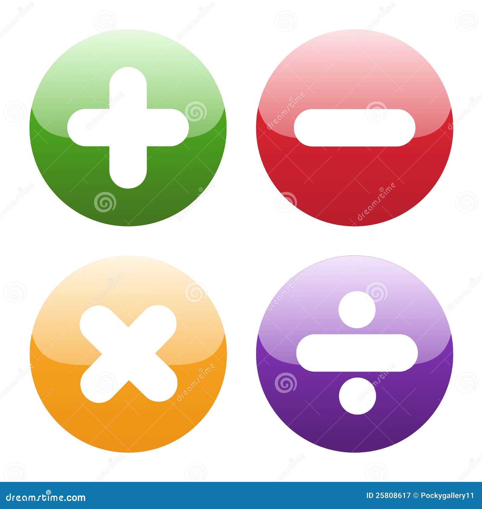 Symboles De Maths Sur Le Blanc Illustration de Vecteur - Illustration ...