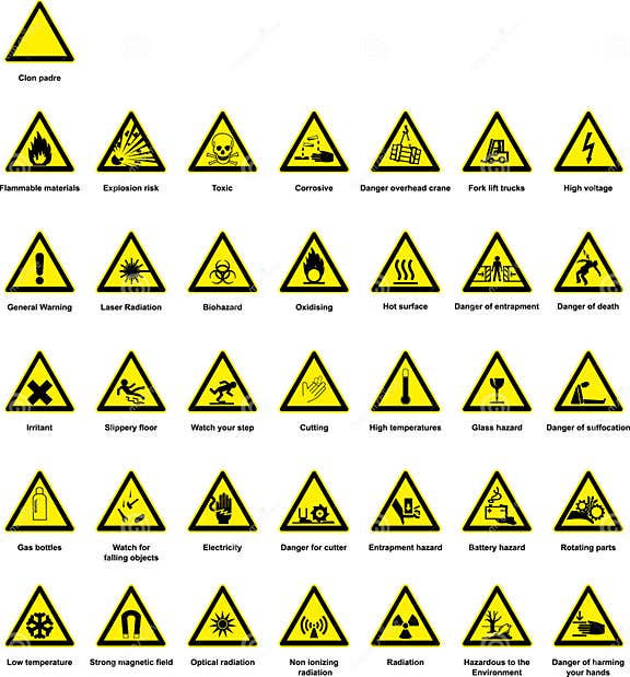 Symboles de risque illustration de vecteur. Illustration du fond - 13405505