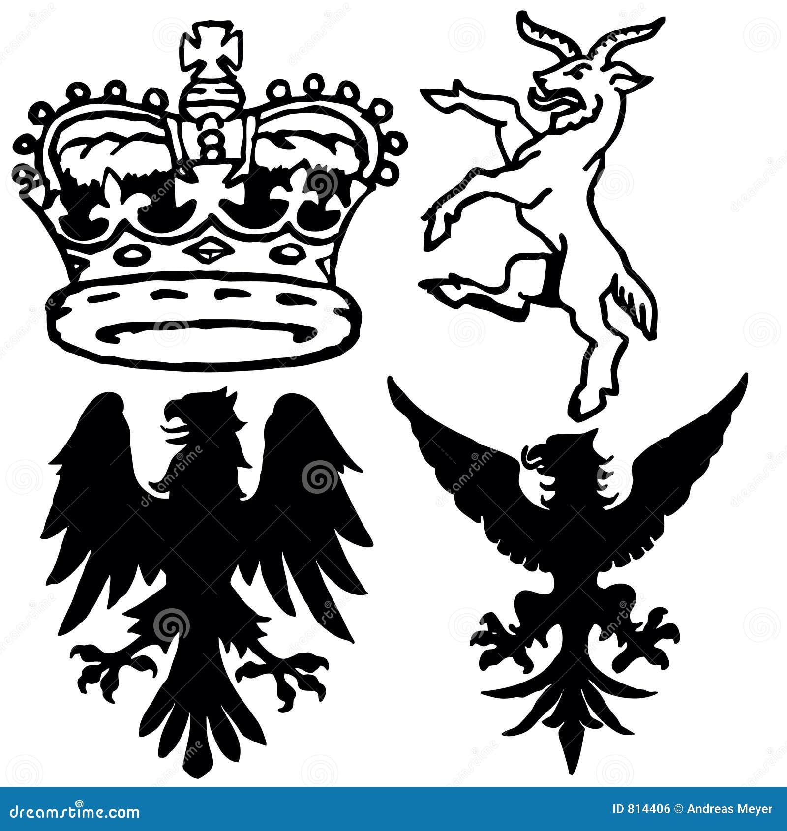 Symboles de Wappen illustration stock. Illustration du famille - 814406