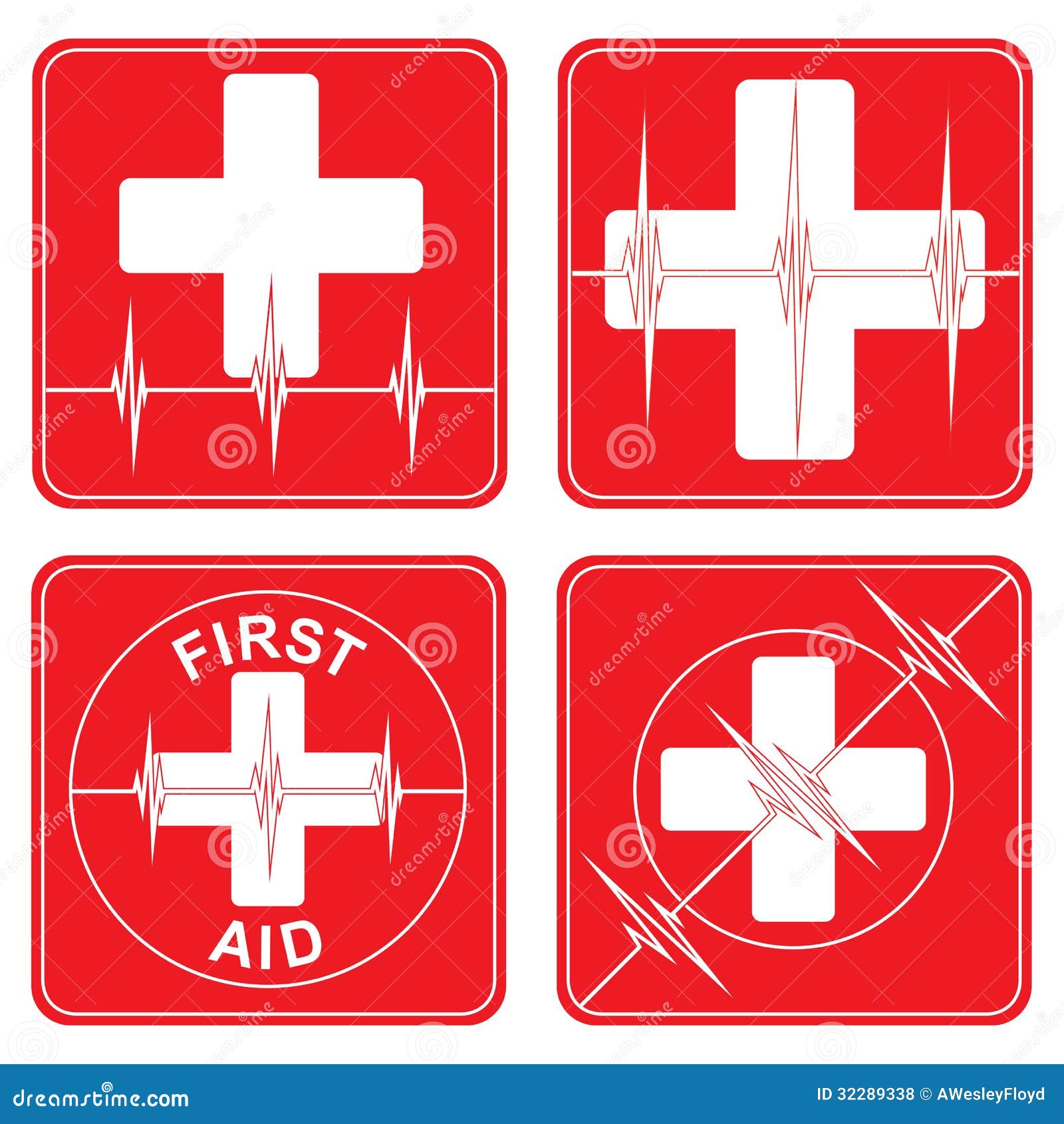 Symboles Médicaux De Premiers Secours Illustration de Vecteur ...
