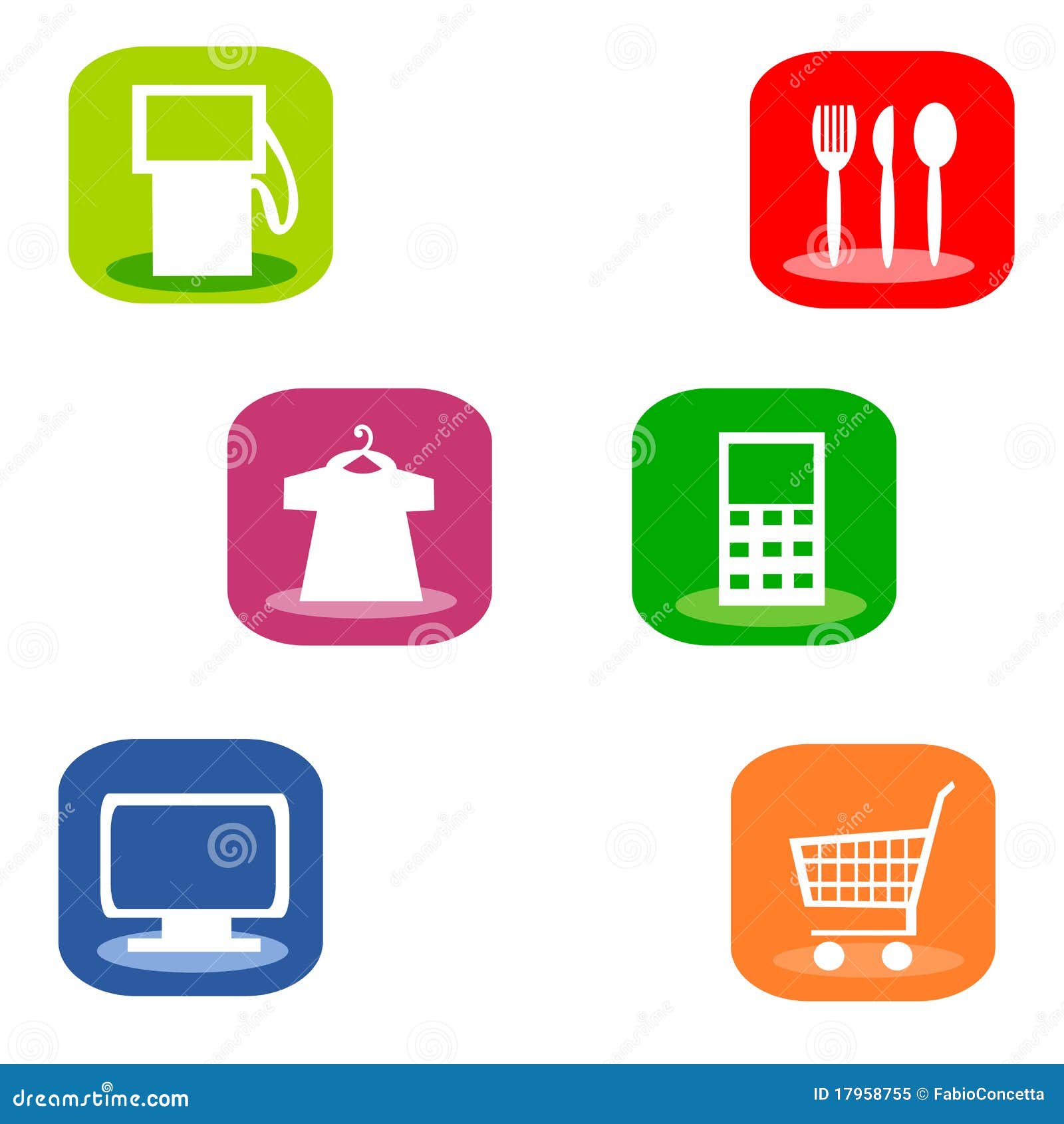 Symboles Utiles Pour Des Services D'information Illustration Stock ...