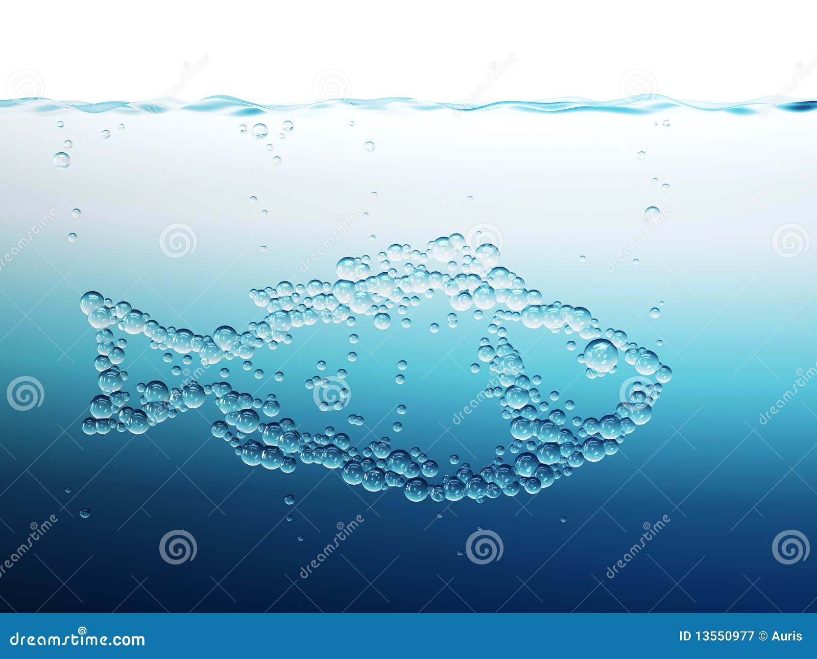 Symbolic bubble s fish stock illustration. Illustration of element ...