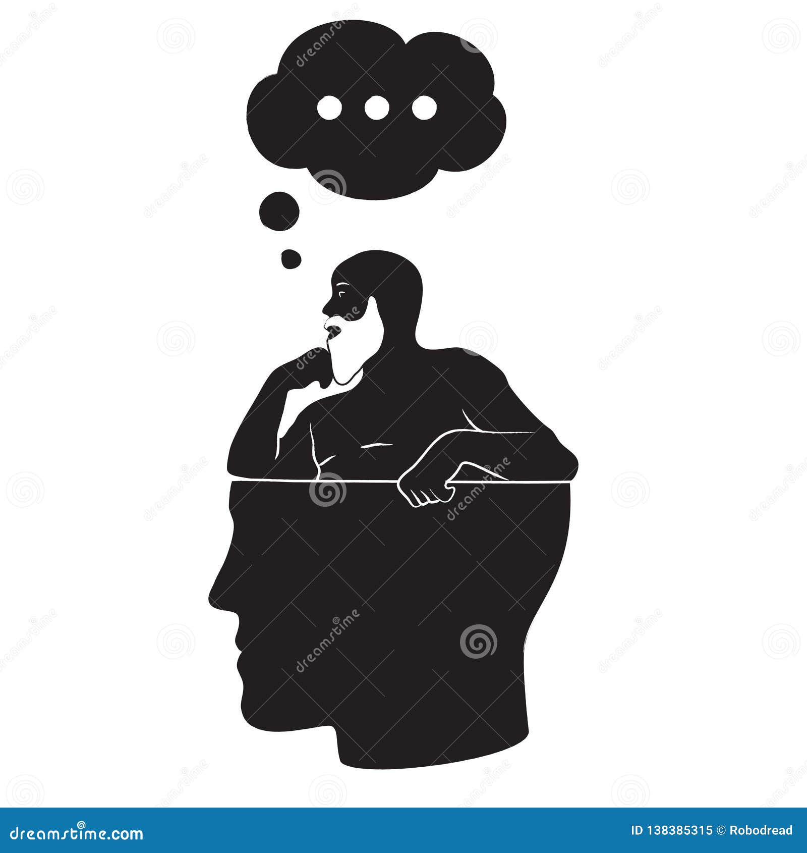 Symbolic Drawing of the Knowledge of Philosophy Stock Vector ...