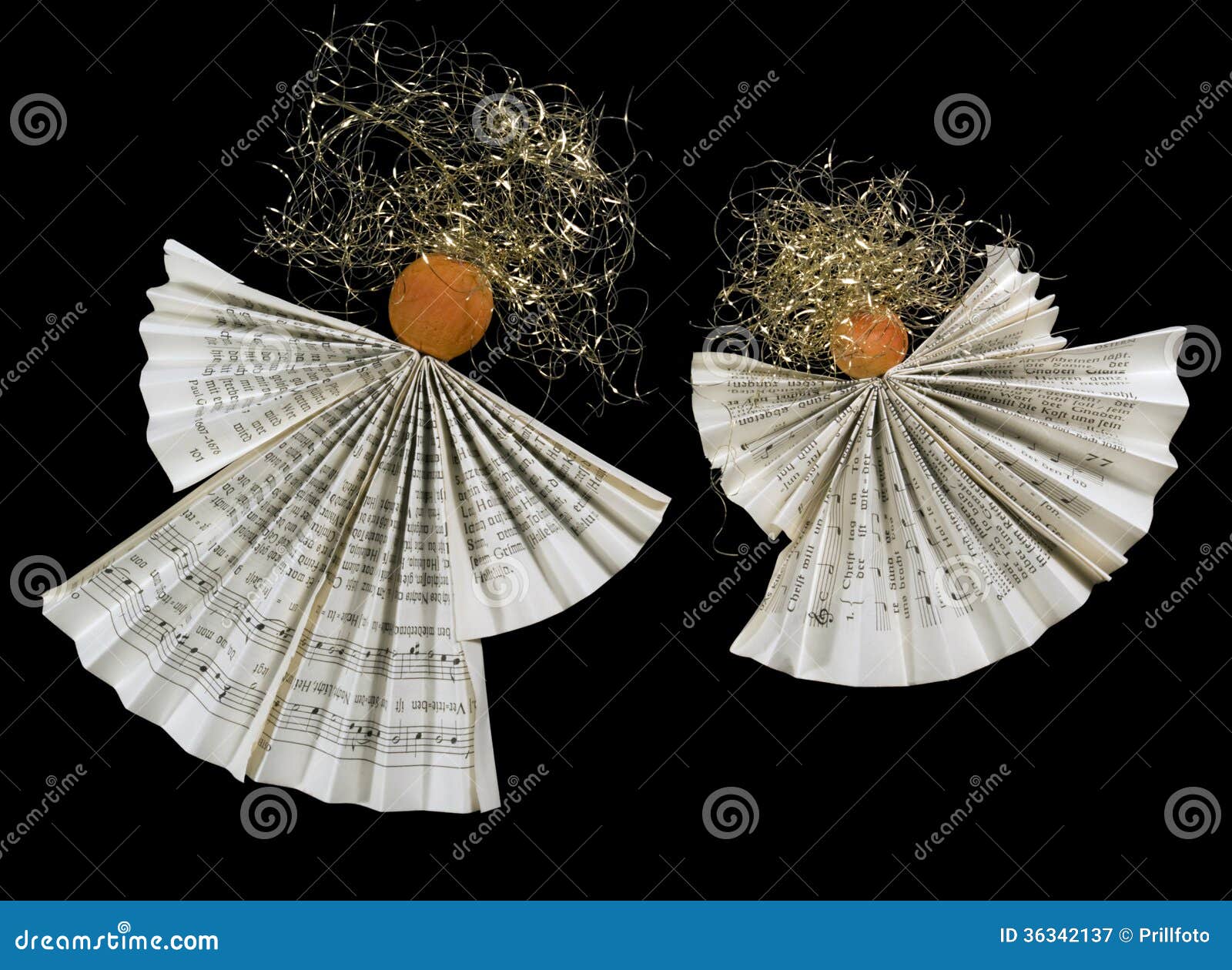 Symbolic Folded Paper Angels Stock Image - Image of decoration, culture ...