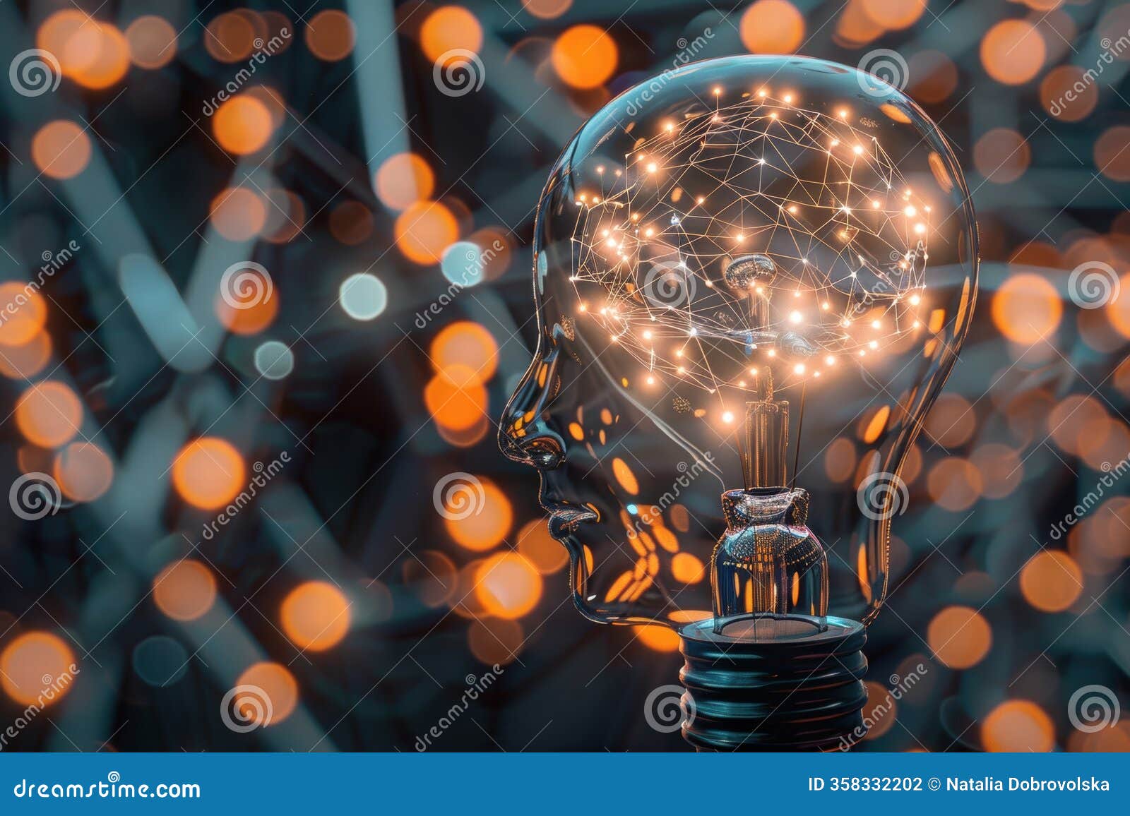 Symbolic Illustration of Cognitive Processes and Self-analysis. Stock ...