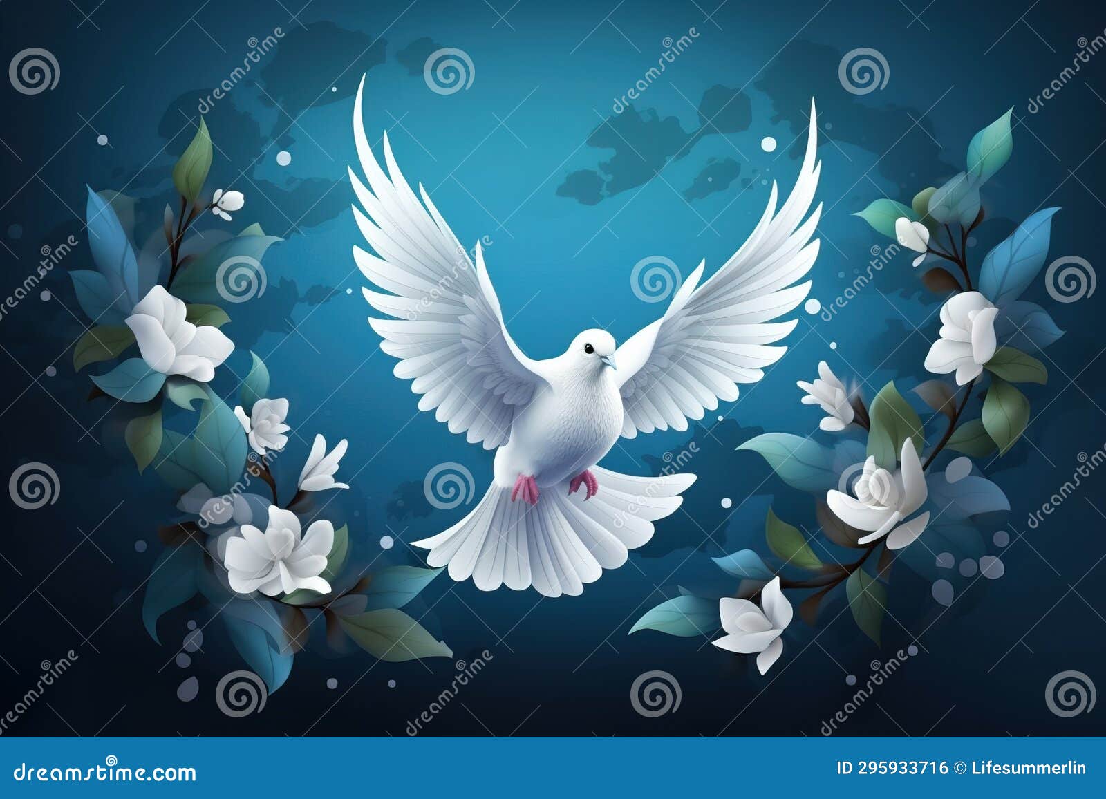 Symbolic Imagery of Global Peace. Stock Illustration - Illustration of ...