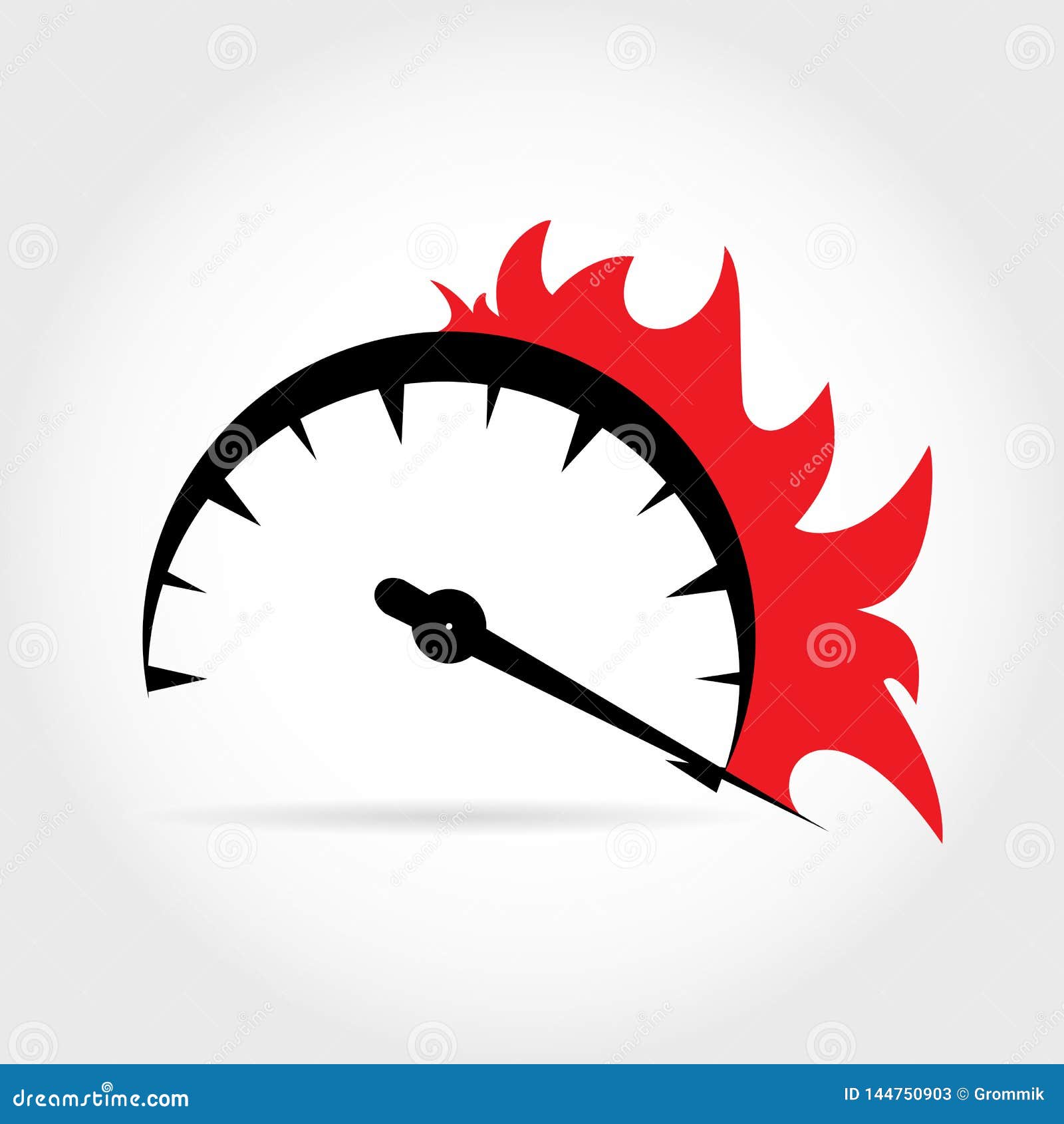 Symbolic Increase in Speed on the Speedometer with the Advent of Fire ...
