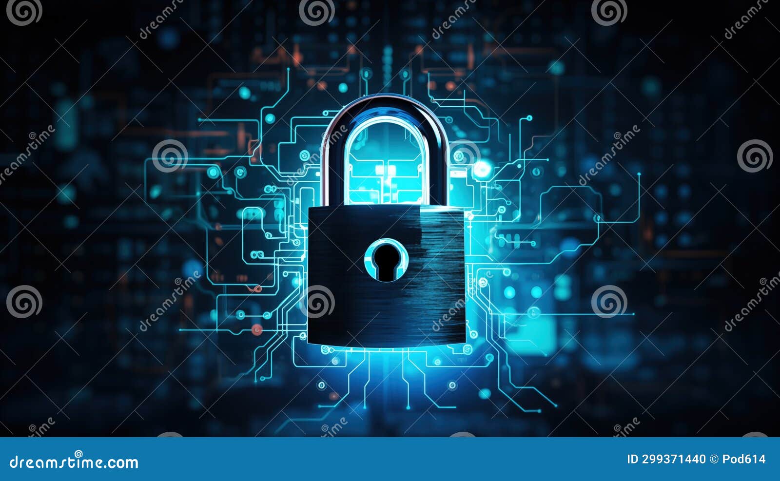 Safe Cyber Journey: Digital Padlock for Internet Safety and Data ...