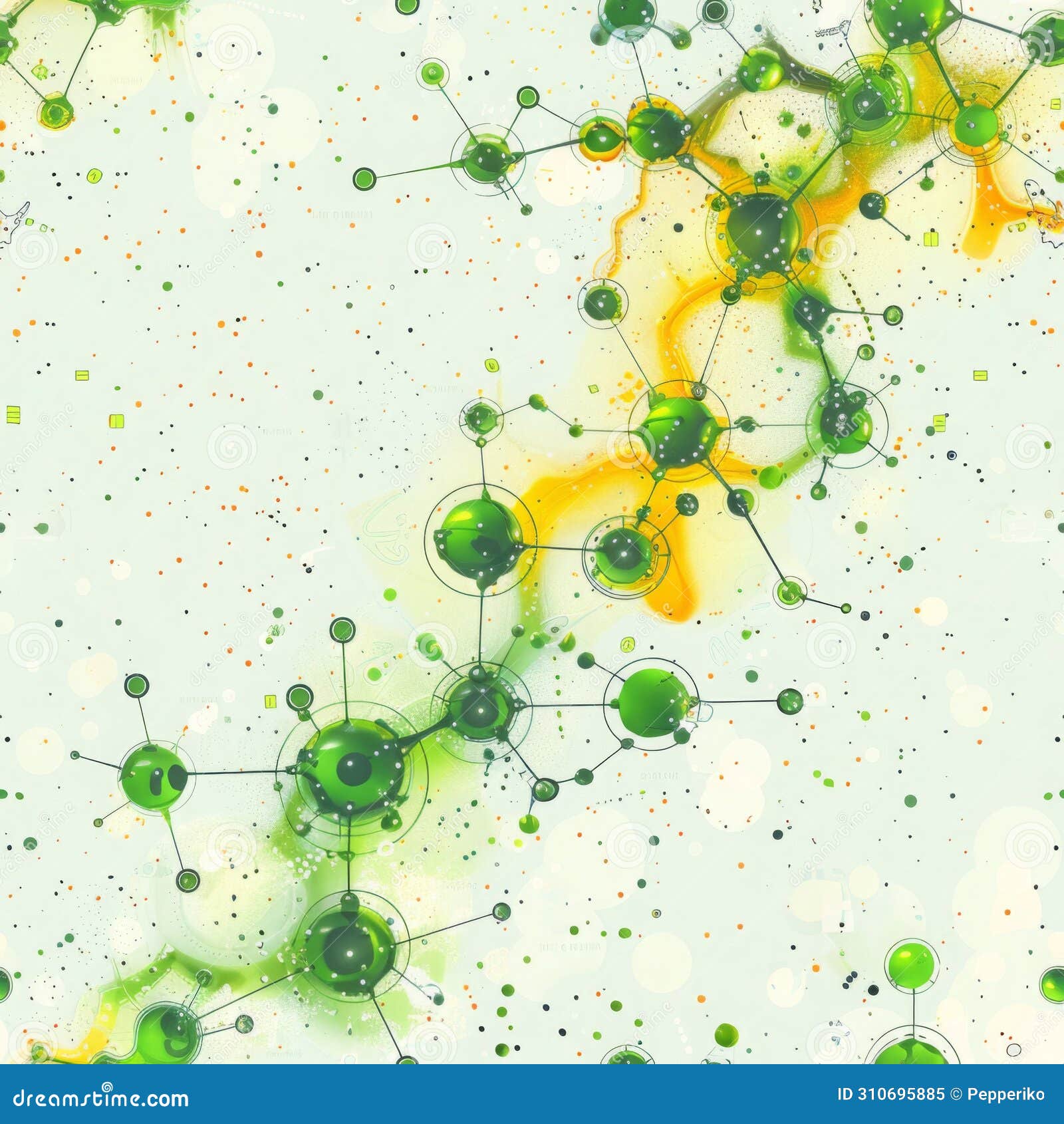 Symbolic Seamless Pattern, Science Research, Green Energy, Alternative ...