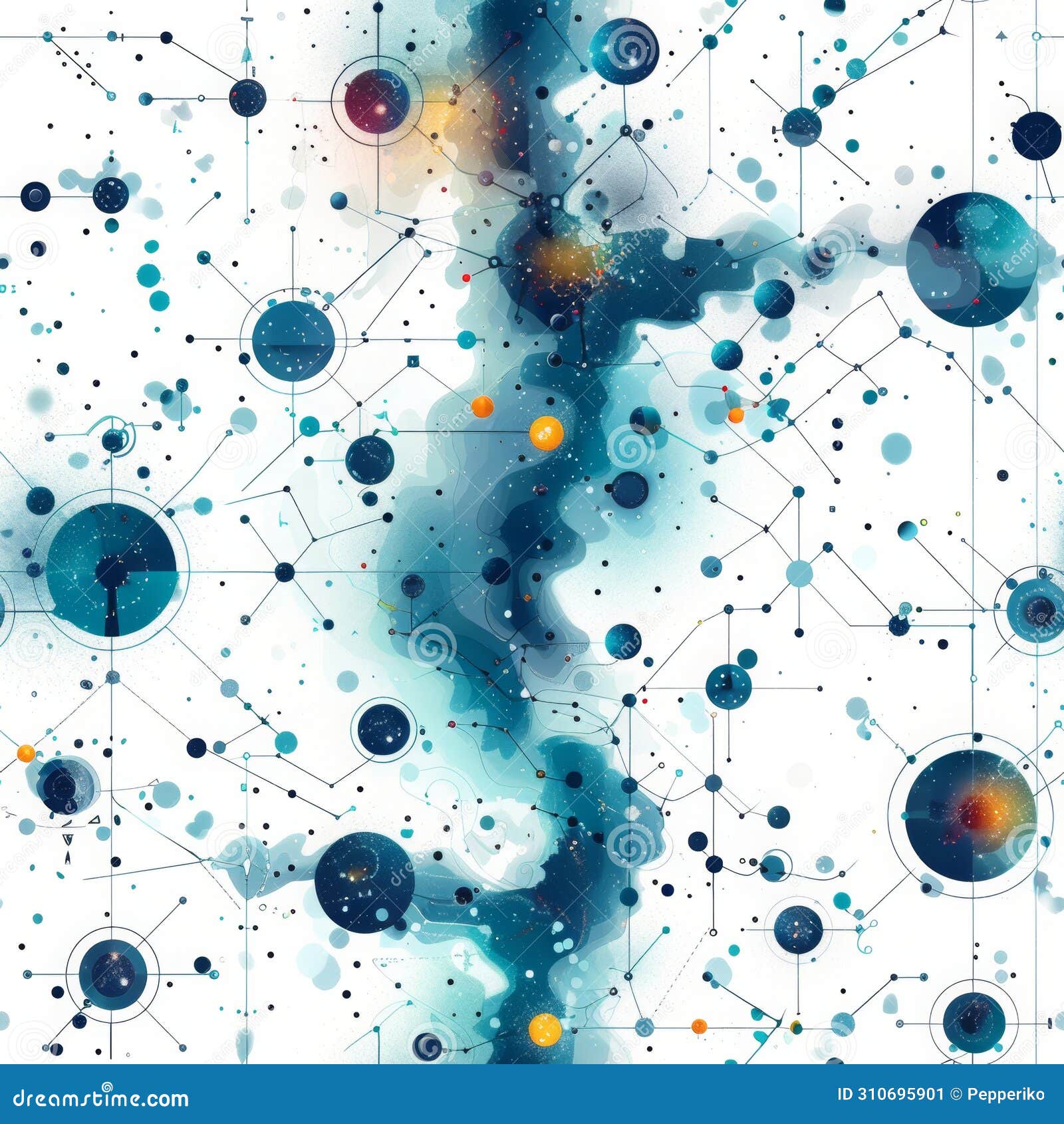 Symbolic Seamless Pattern, Science Research, Green Energy, Alternative ...