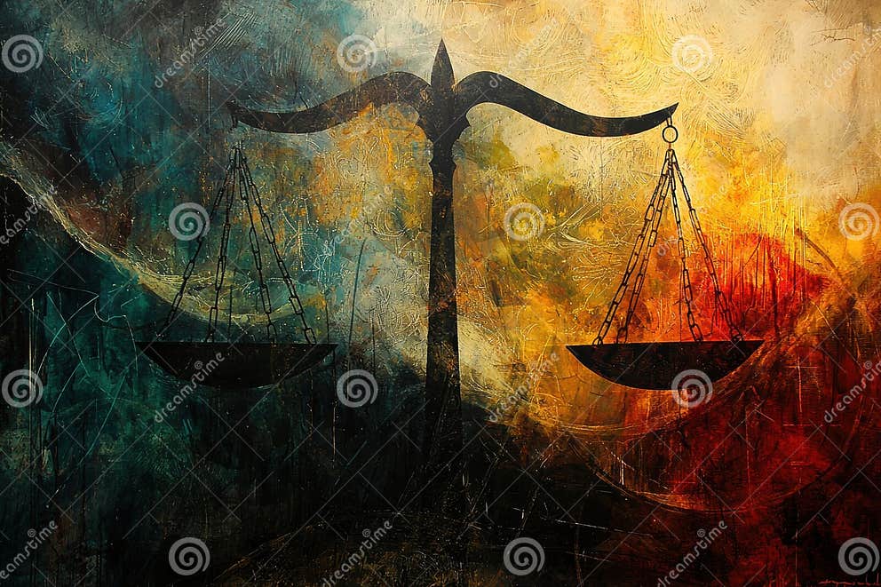 Symbolic Visualization of Good and Evil: Scales of Justice in Abstract ...