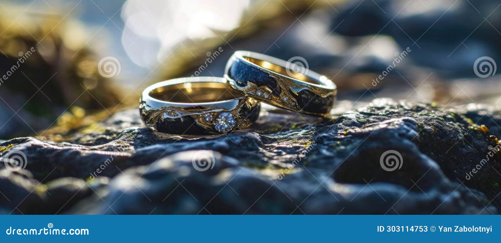 Symbolic Wedding Rings Capturing Eternal Love and Commitmentwedding ...