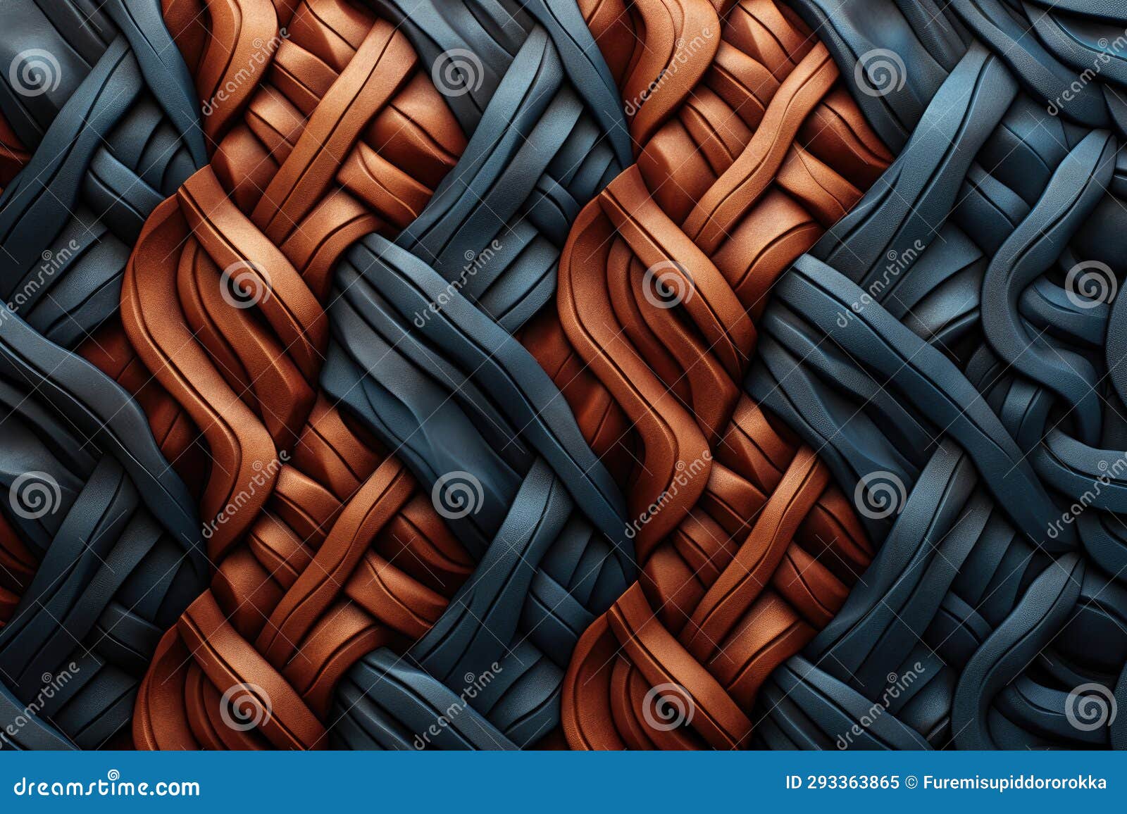 Symbolic Woven Patterns on an Abstract Surface Stock Illustration ...