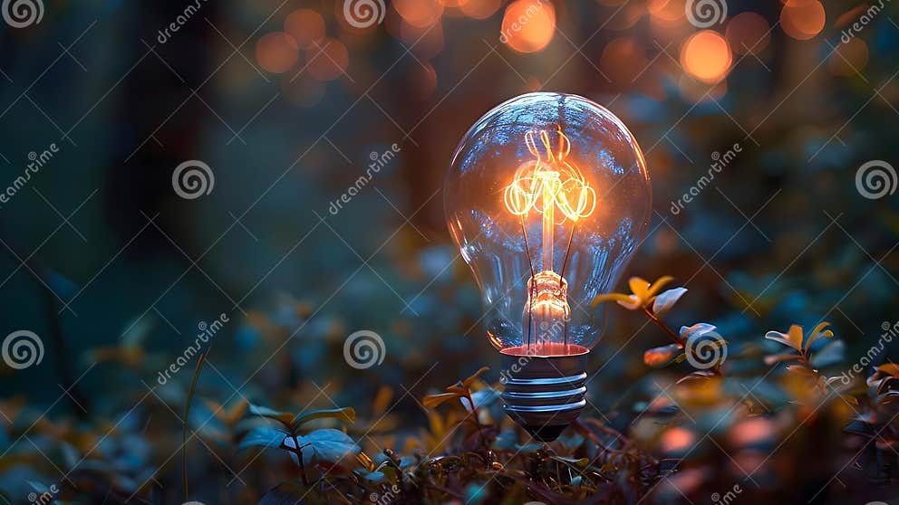 The Symbolism of a Glowing Light Bulb in Creativity, Innovation, and ...