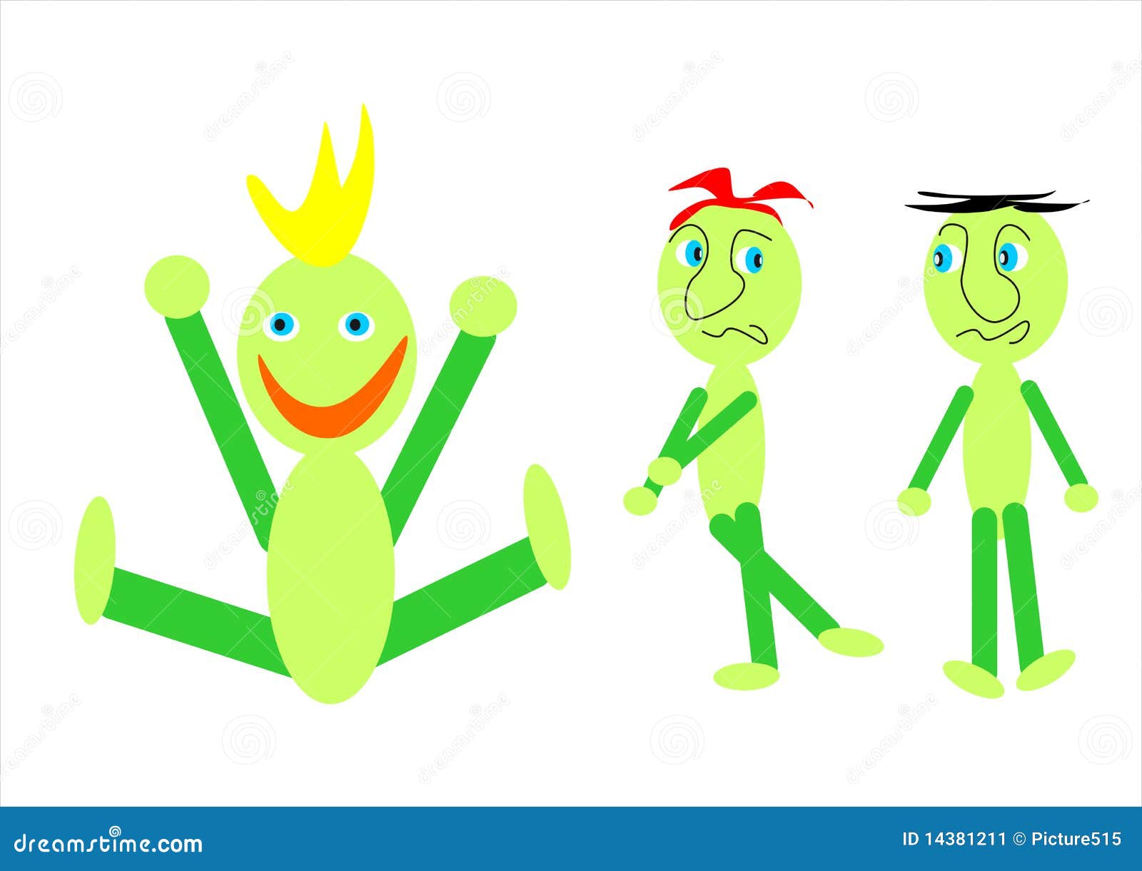 Symbolism Laughter and Sadness Stock Illustration - Illustration of ...