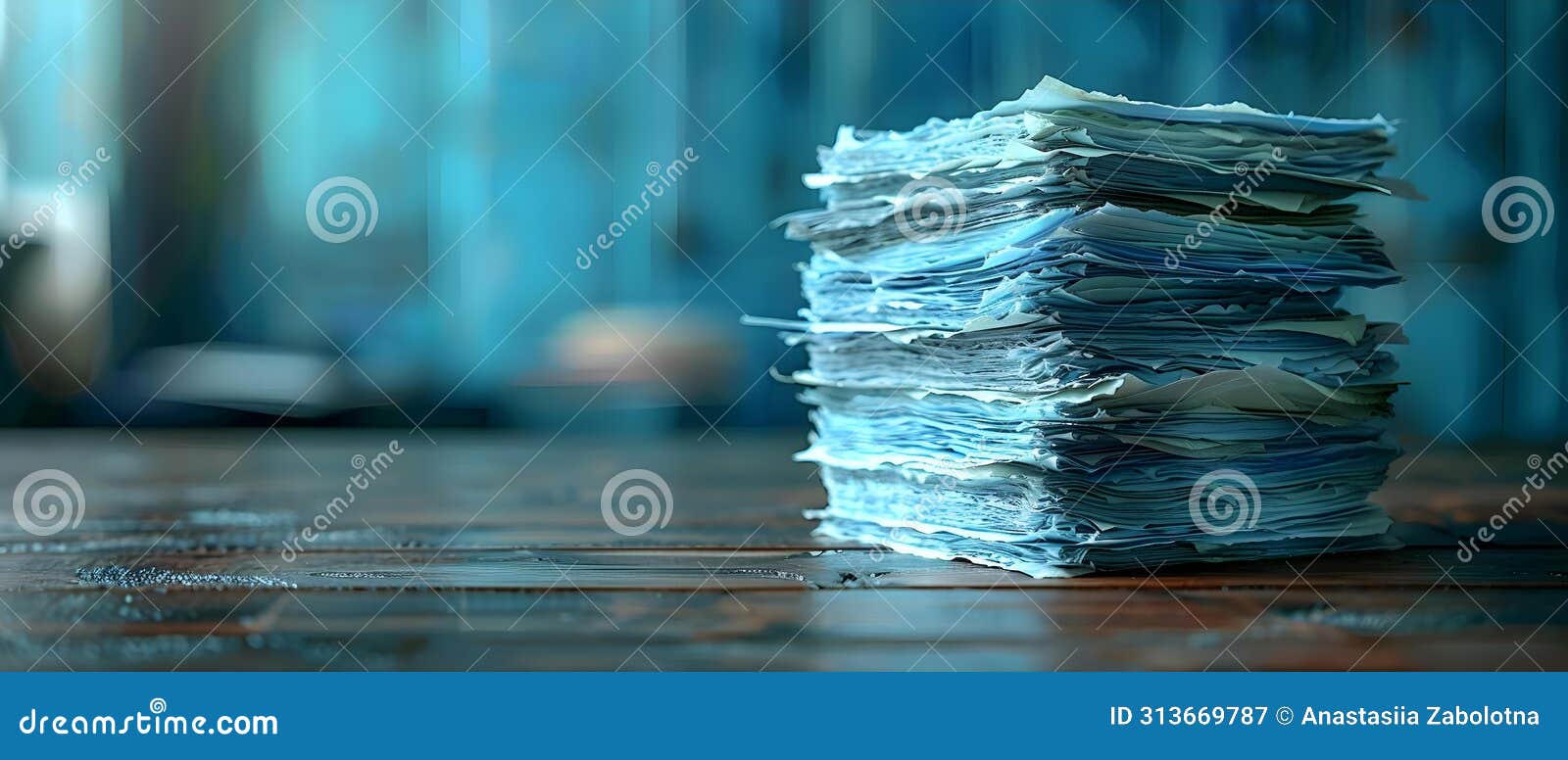 The Symbolism of a Neat Stack of Papers on a Table: Organization ...