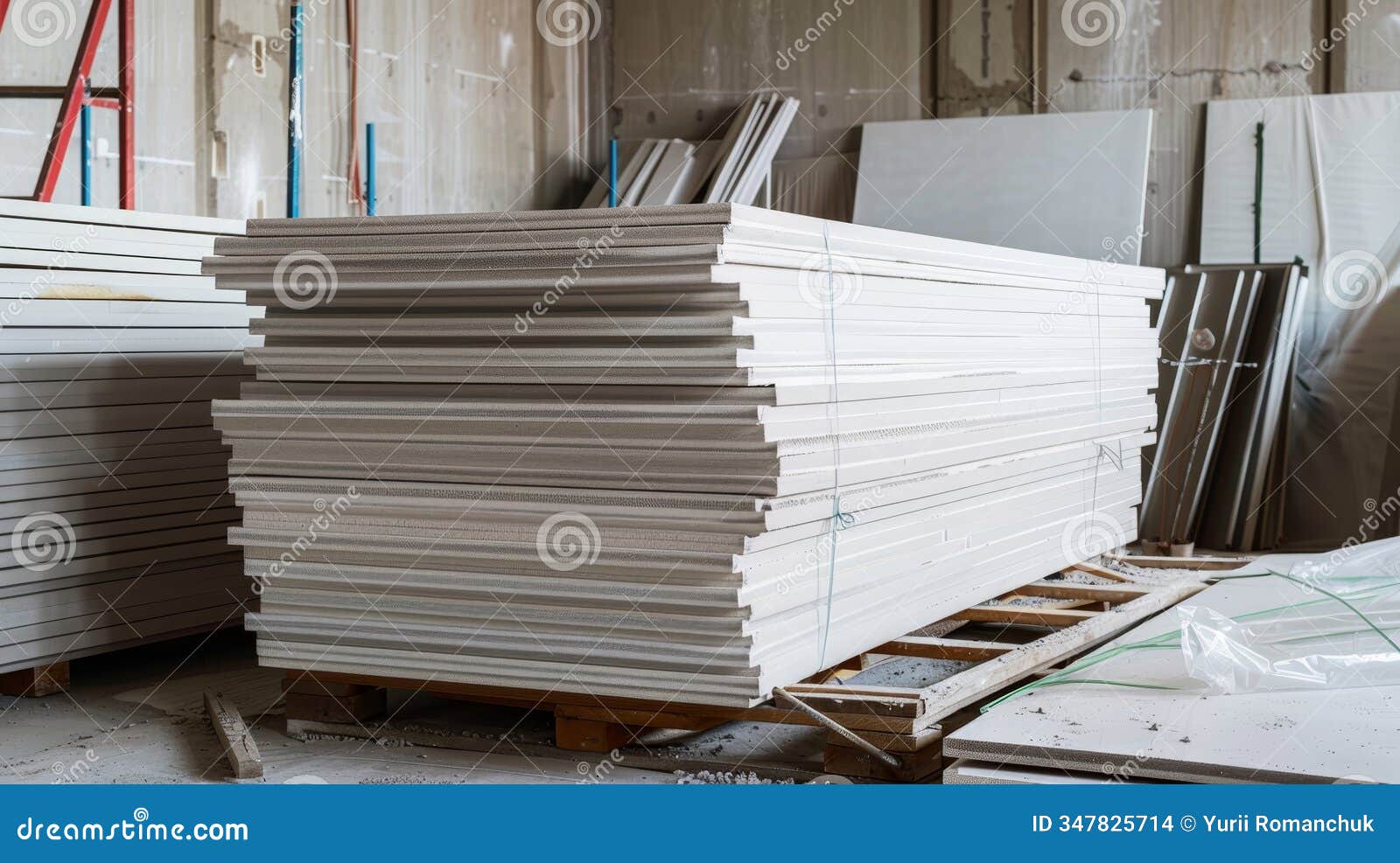 Realistic Drywall Trowel Plastering Silhouette Icon Vector Illustration ...