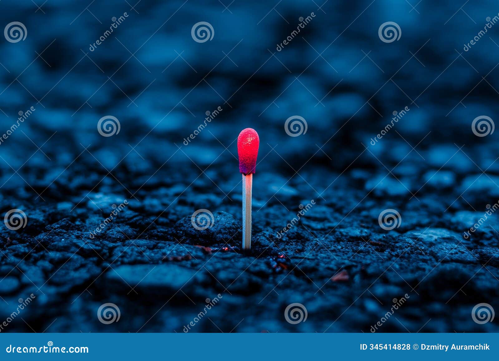 Symbolizing the Depletion of Resources and Energy, a Matchstick Burns ...