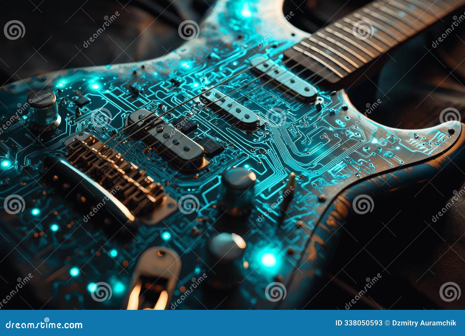 Symbolizing the Integration of Music Innovation and Stock is a Guitar ...
