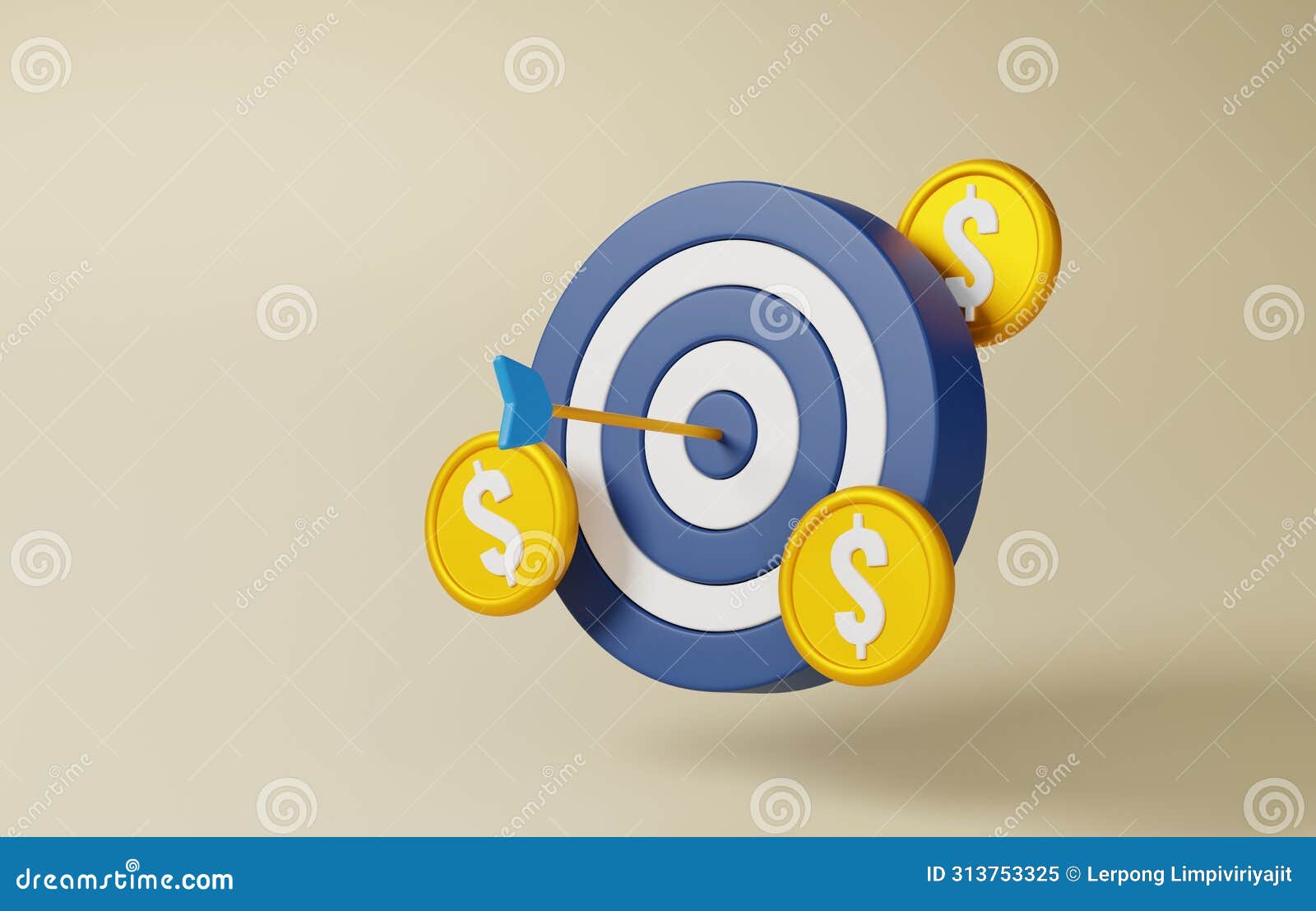 Symbolizing Precision and Achievement, Dart Hitting Target Icon for ...