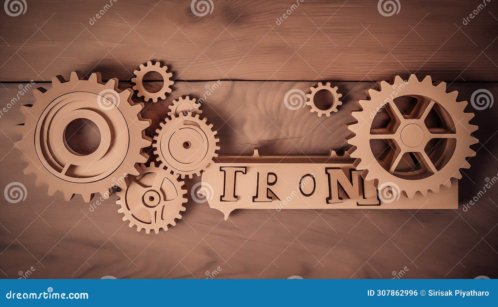 Symbolizing Teamwork and Efficiency in Business Stock Illustration ...
