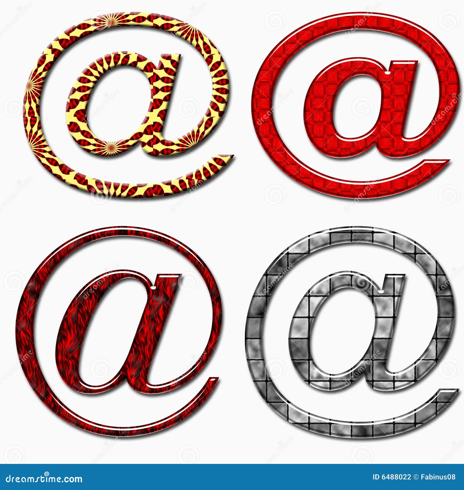 At symbols stock illustration. Illustration of pattern - 6488022