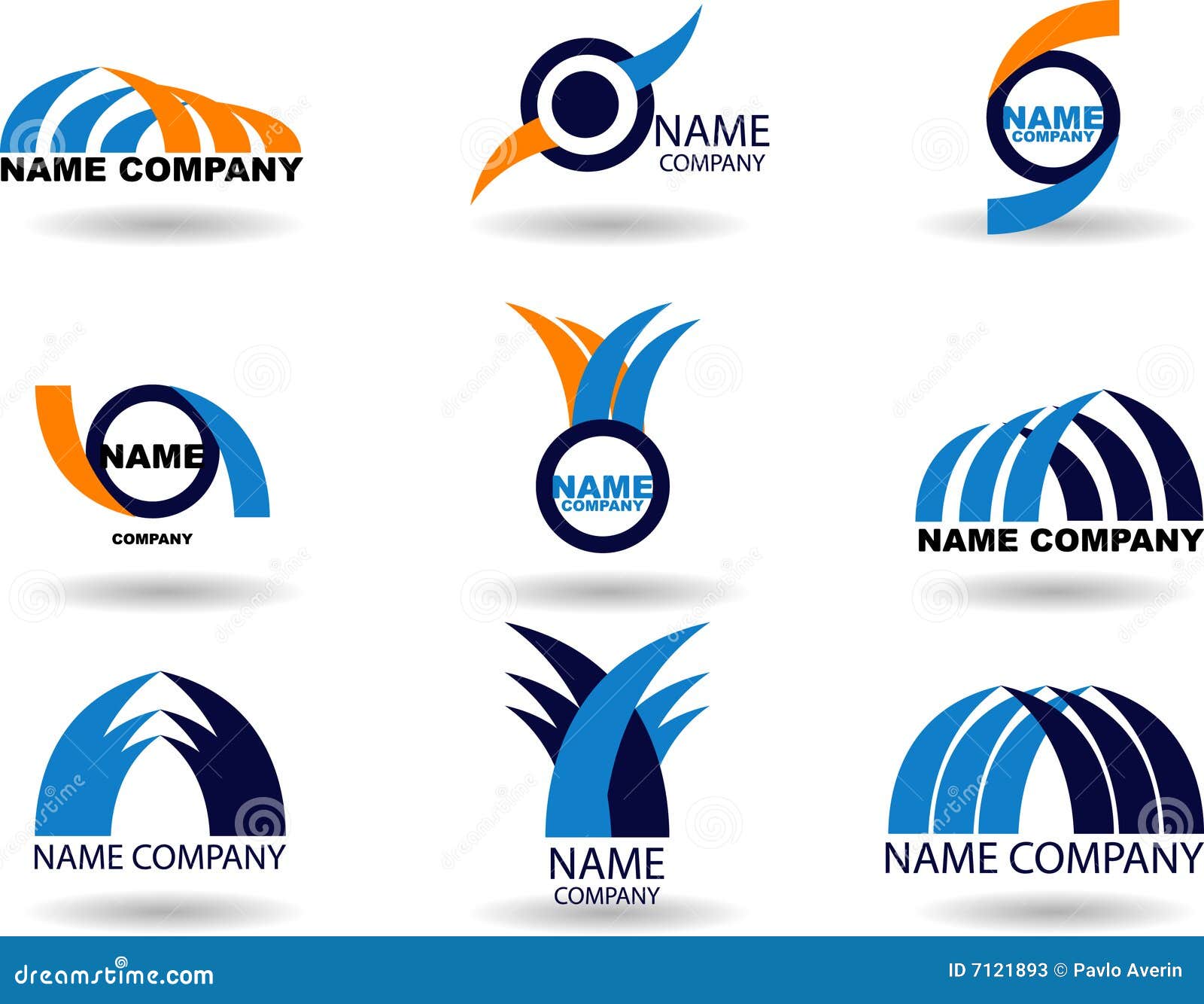 Symbols stock vector. Illustration of modern, name, icon - 7121893