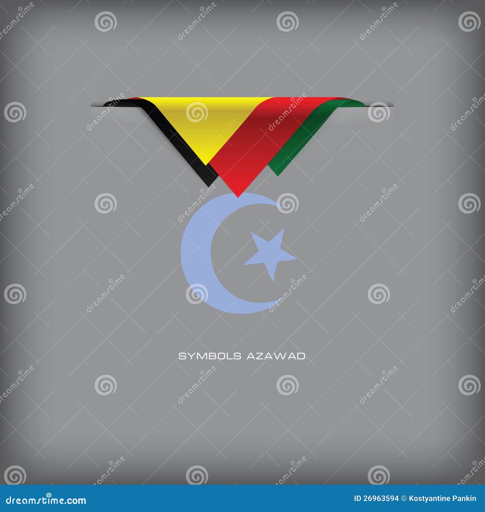 Symbols Azawad stock vector. Illustration of emblem, creative - 26963594