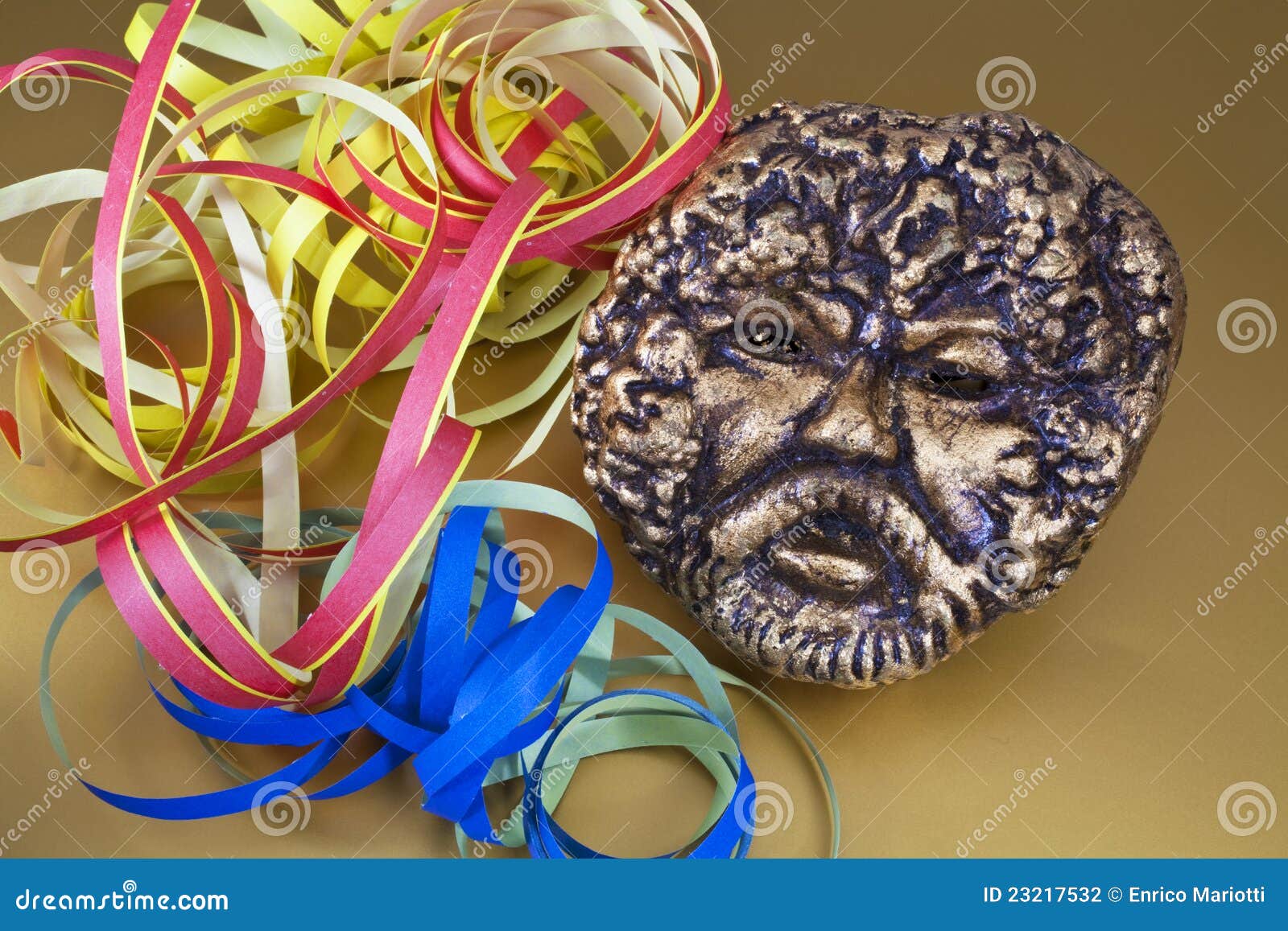 The Symbols of the Carnival Stock Photo - Image of yellow, abstract ...