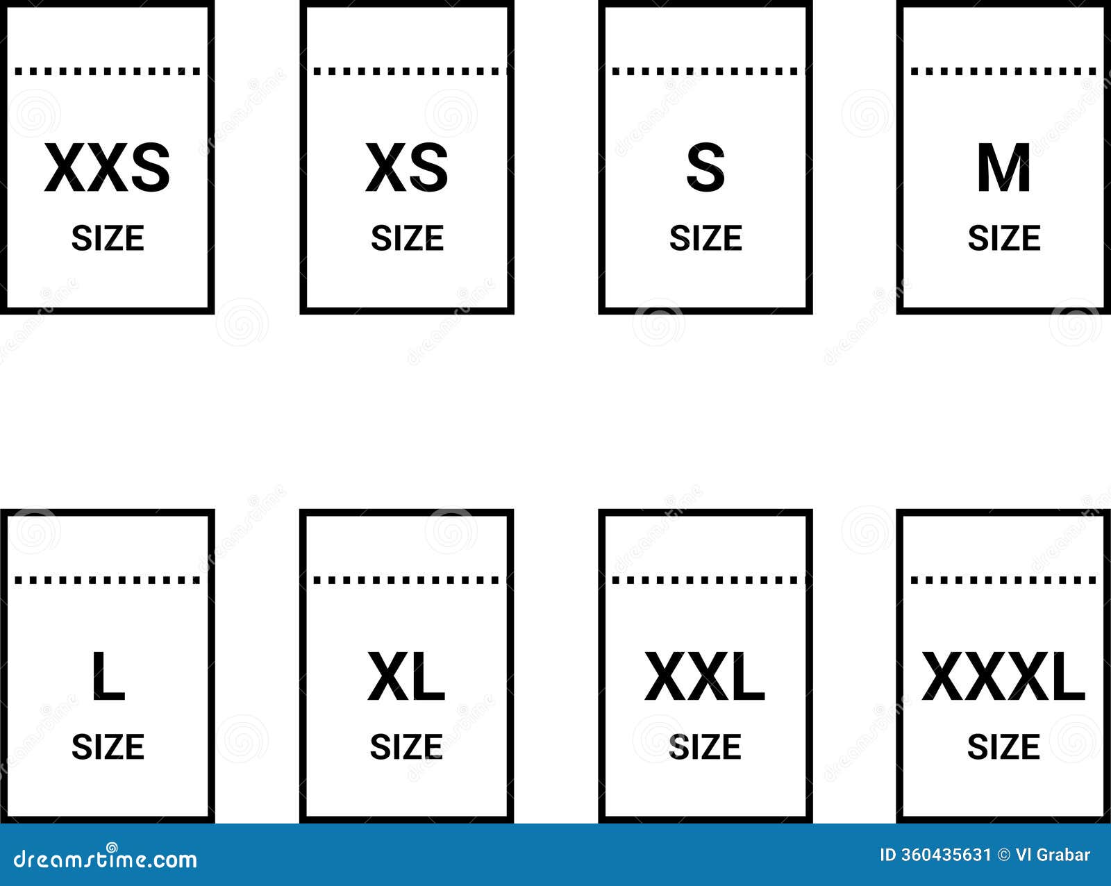Symbols of Clothing Size Icon Stock Vector - Illustration of icon ...