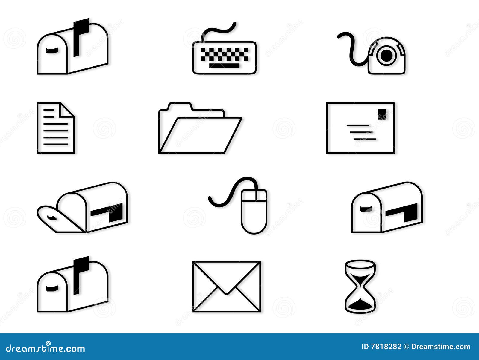 Symbols computer stock illustration. Illustration of illustrations ...