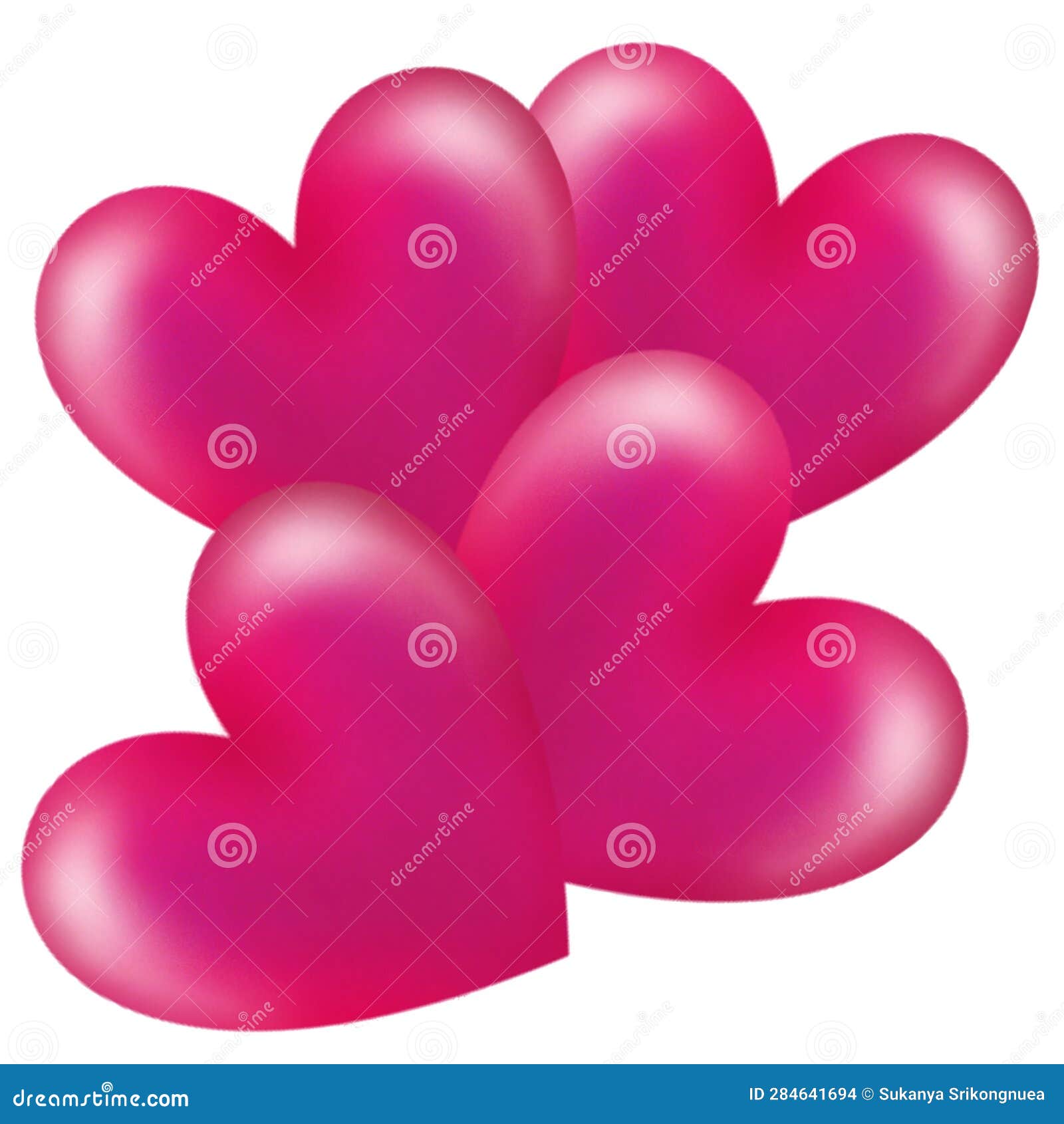 Heart Shape that Represents Love Stock Illustration - Illustration of ...