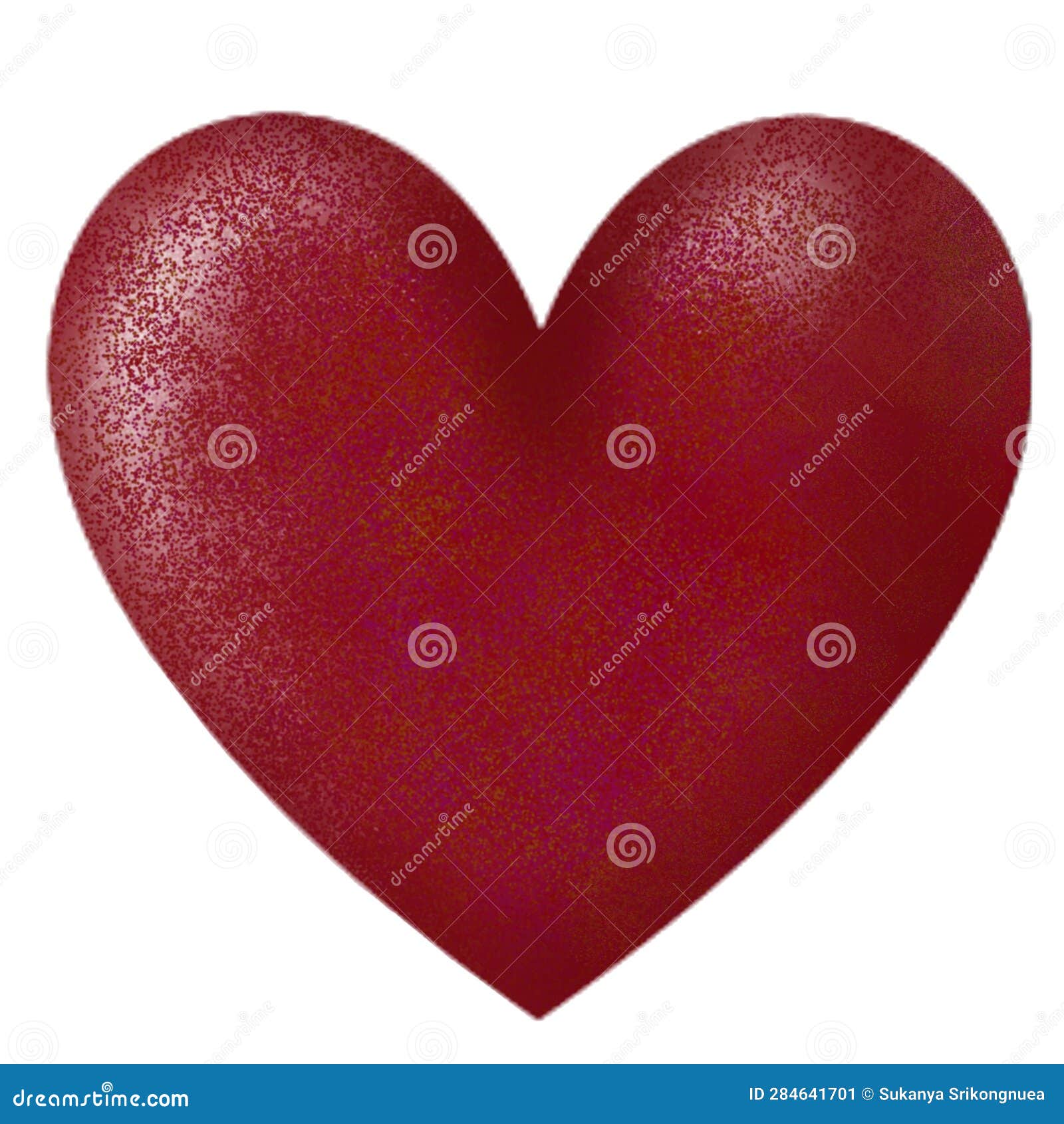 Heart Shape that Represents Love Stock Illustration - Illustration of ...