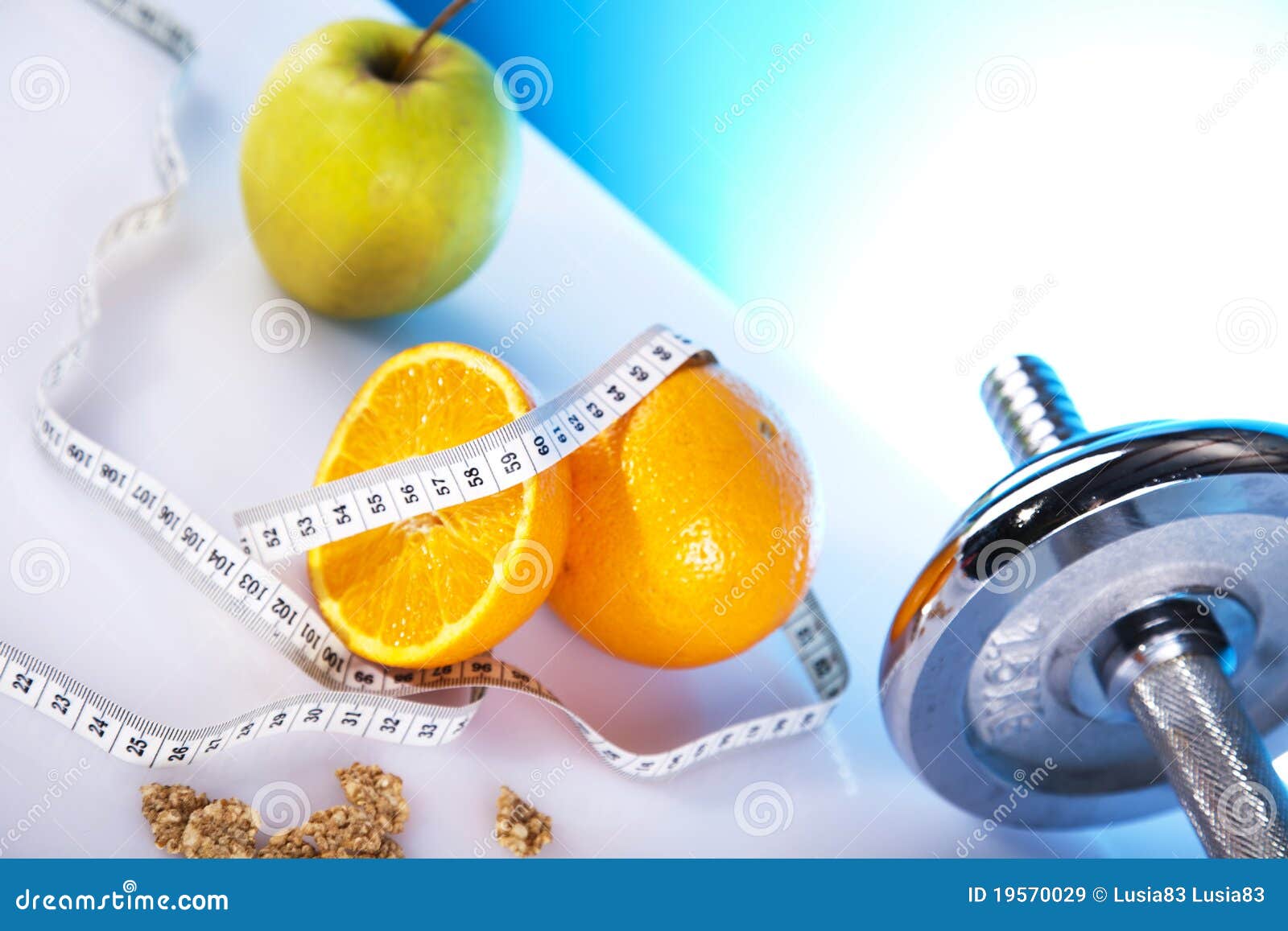 Symbols of diet stock image. Image of mineral, apple - 19570029