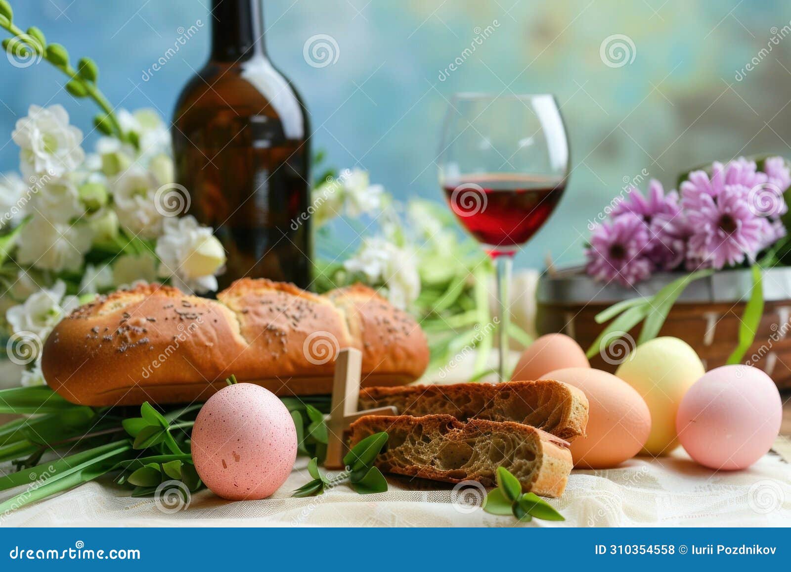 Symbols of Easter: Cross, Bread, Eggs and Wine in the Abode of Grace ...
