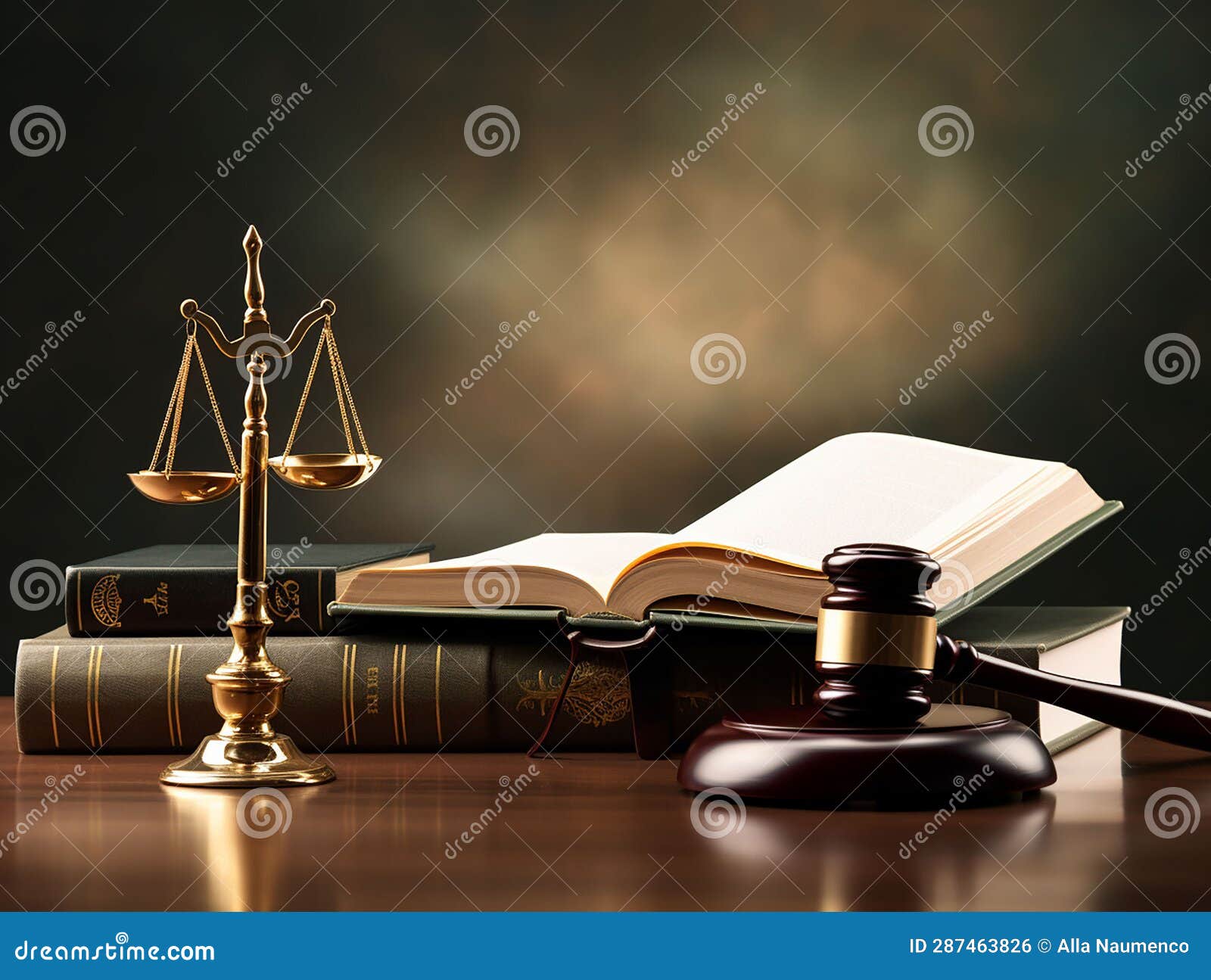 Symbols Of Justice In Judge's Office Royalty-Free Stock Image ...