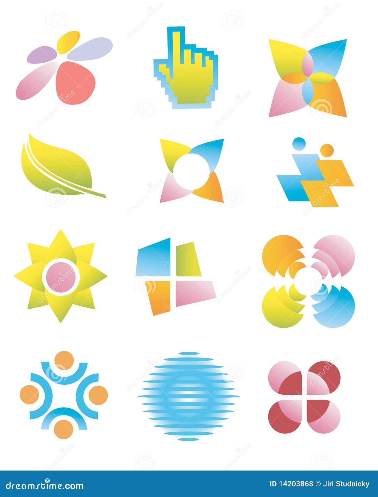 Symbols_logos_icons stock vector. Illustration of ecology - 14203868