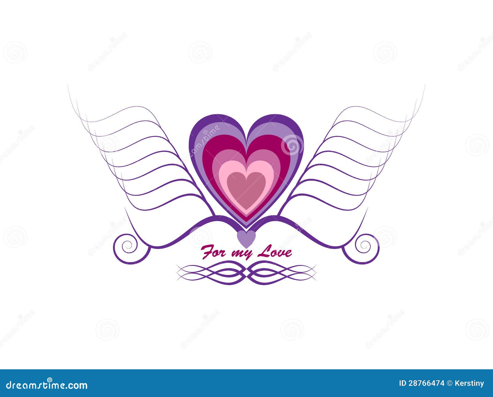 Symbols of love stock illustration. Illustration of happy - 28766474