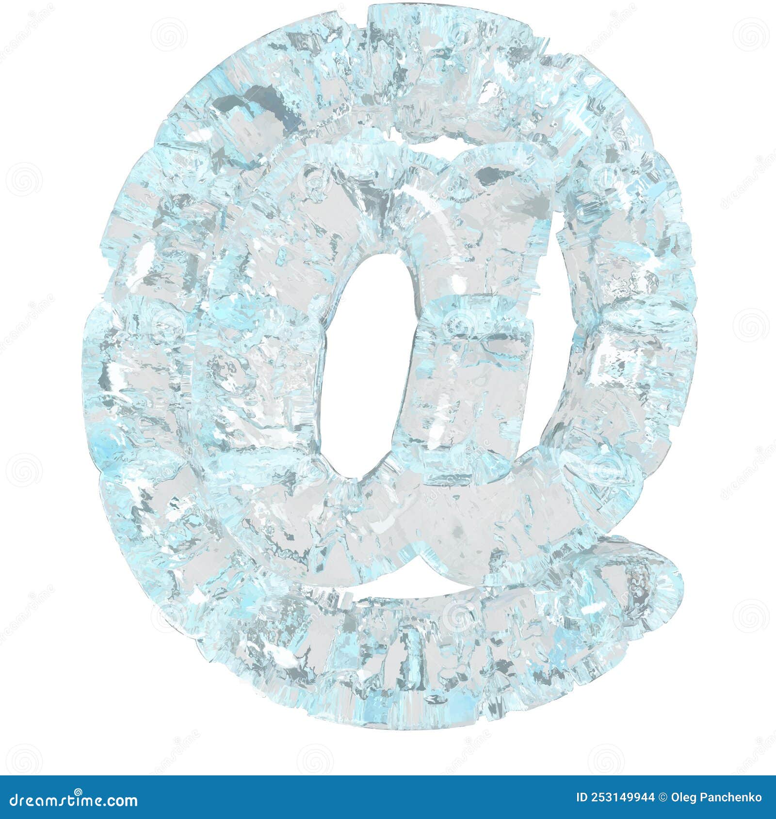 Symbols Made of Ice. Symbol Stock Vector - Illustration of holiday ...