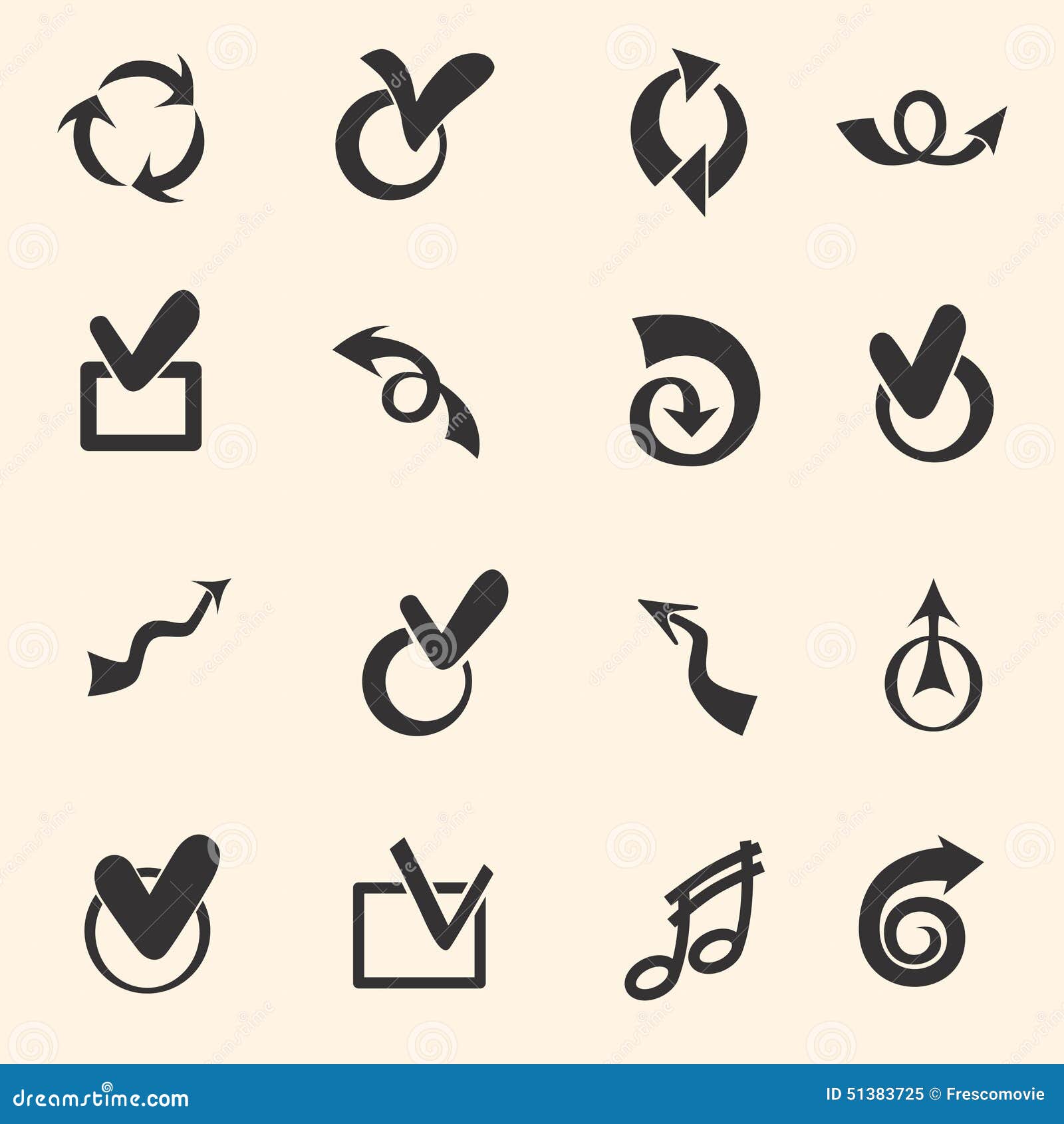 Symbols. Cartoon Vector | CartoonDealer.com #51383725