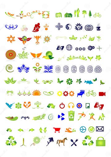 Symbols & Signs Collection - Vector Stock Vector - Illustration of ...