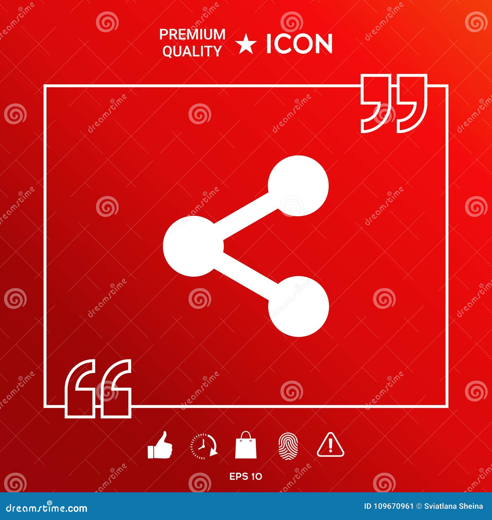 Share symbol icon stock vector. Illustration of flat - 109670961