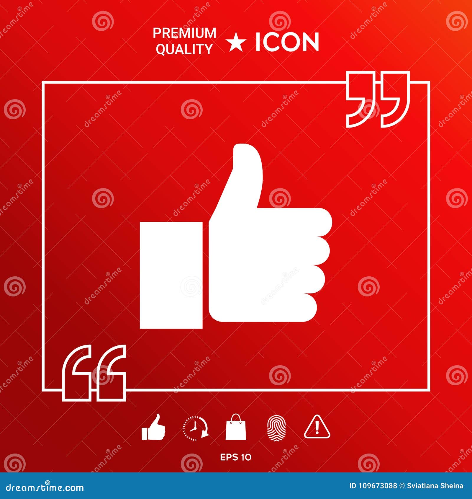 Thumb up gesture stock vector. Illustration of choice - 109673088