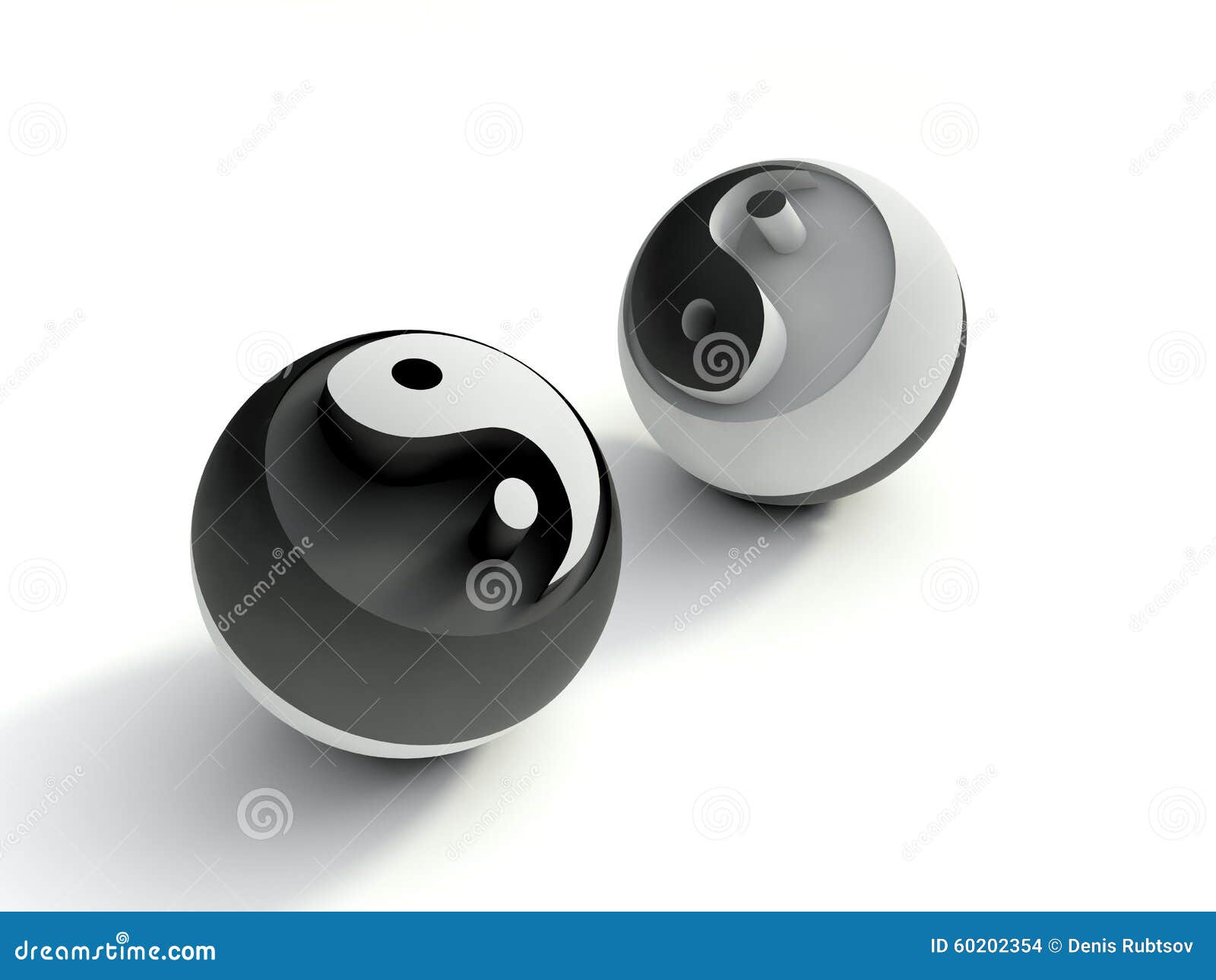 Symbols of Yin-Yang stock illustration. Illustration of medicine - 60202354
