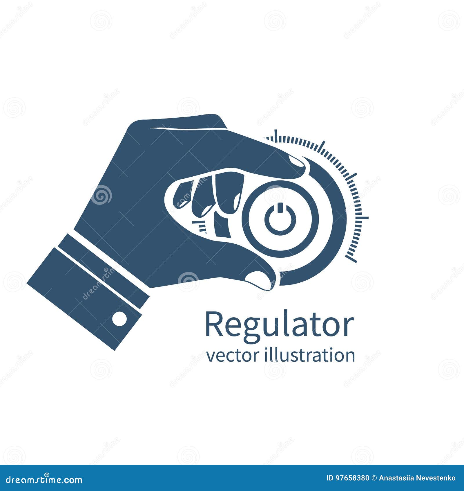 Symbolsregulator, Kontrollant Vektor Illustrationer - Illustration av ...