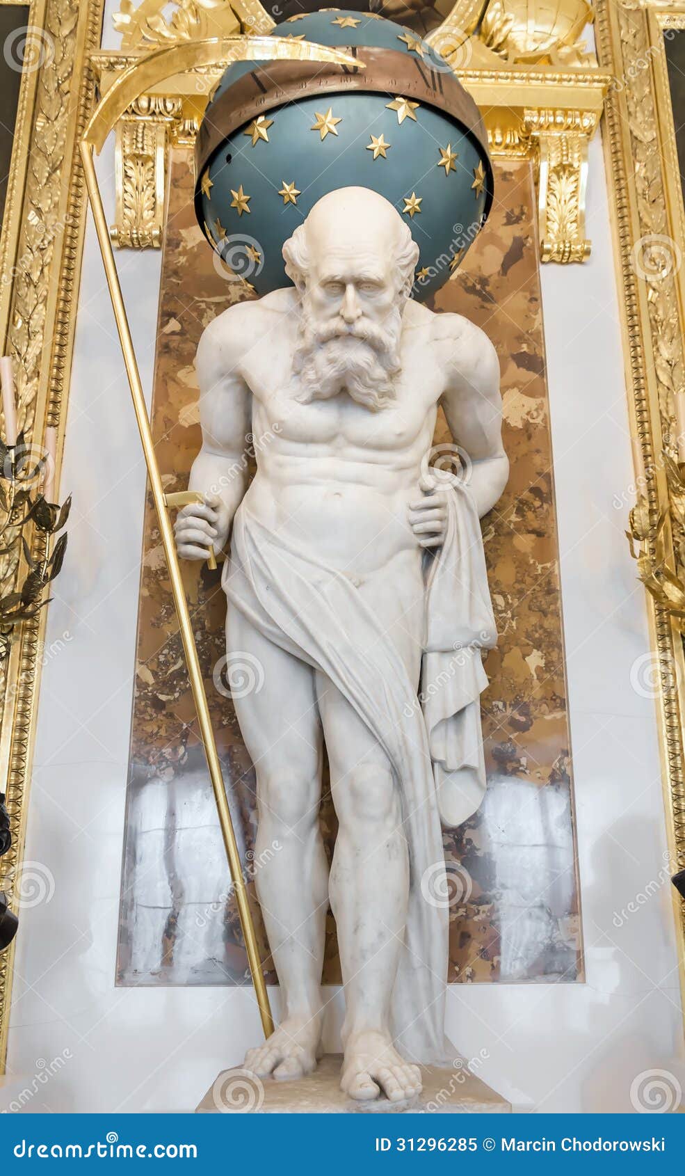 Symbool in Kunsten - Allegorie Van Tijd - Chronos. Stock Afbeelding ...