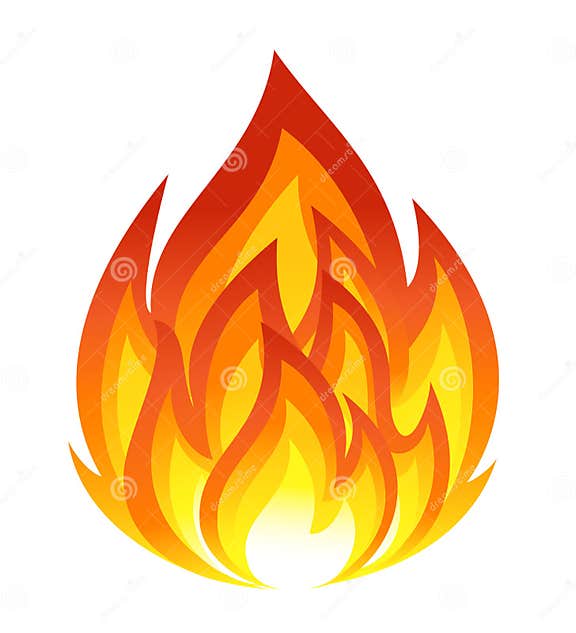 Symbool van brand stock illustratie. Illustration of gevaar - 33207365