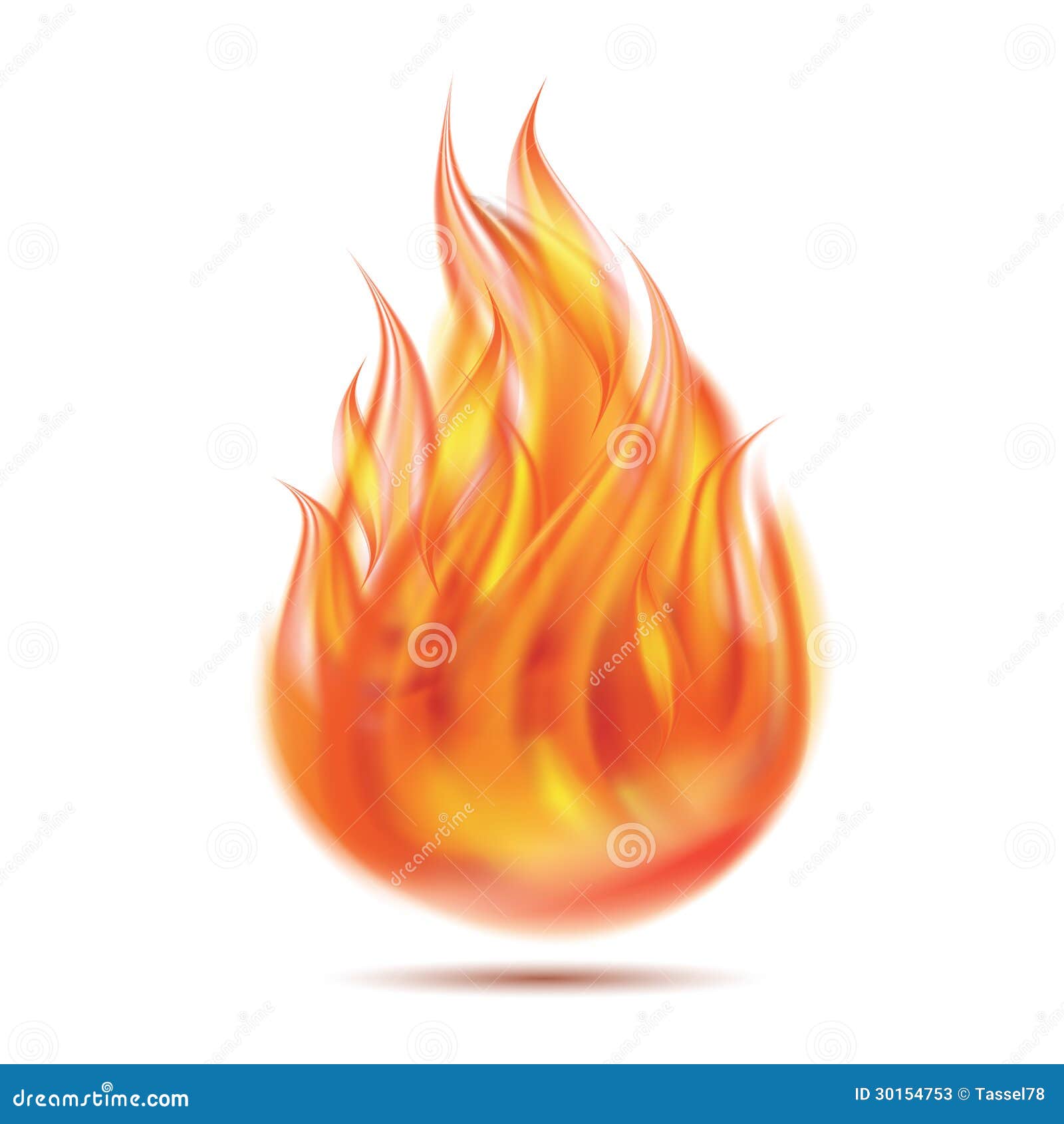Symbool van brand vector illustratie. Illustration of vuurbol - 30154753