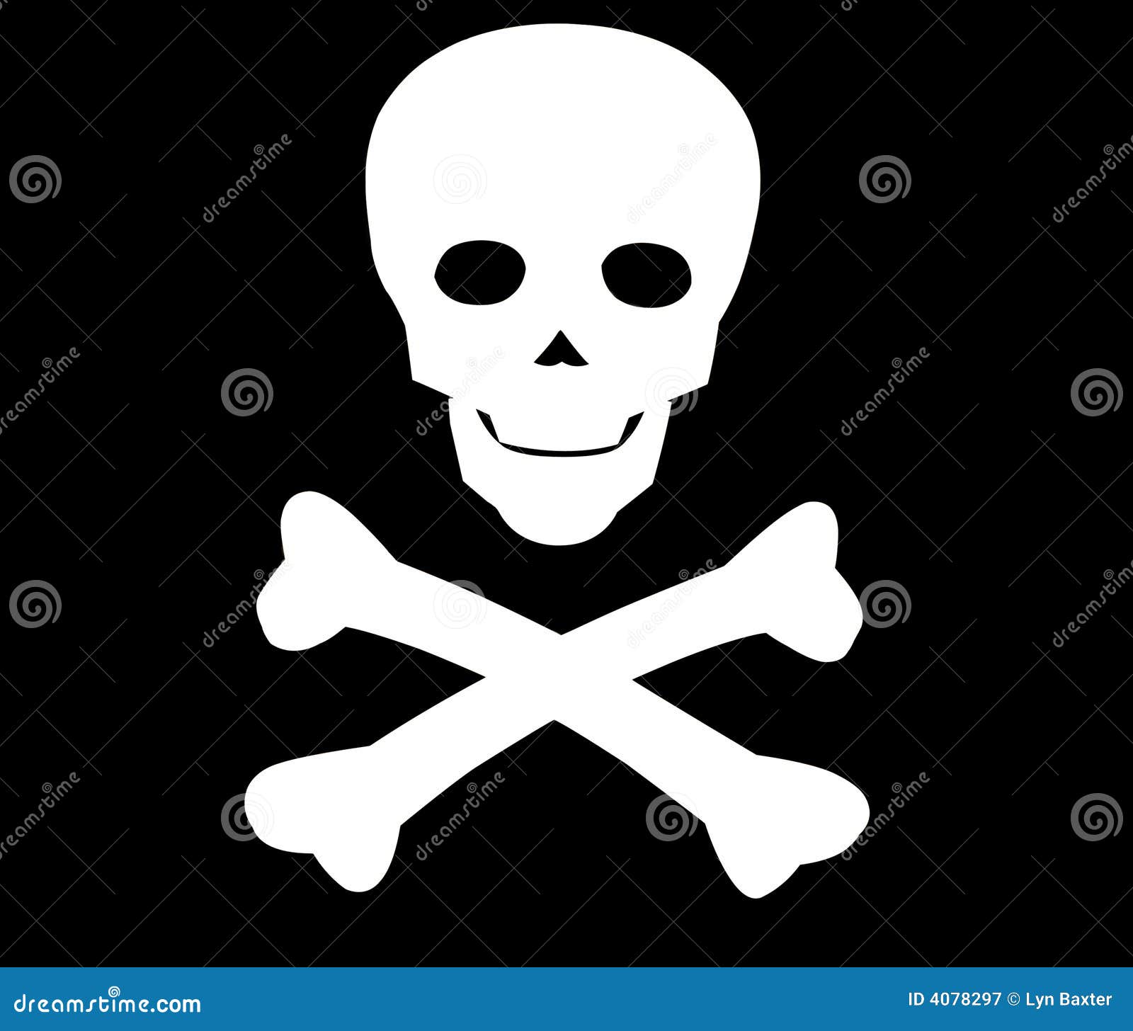 Symbool van dood stock illustratie. Illustration of vlag - 4078297